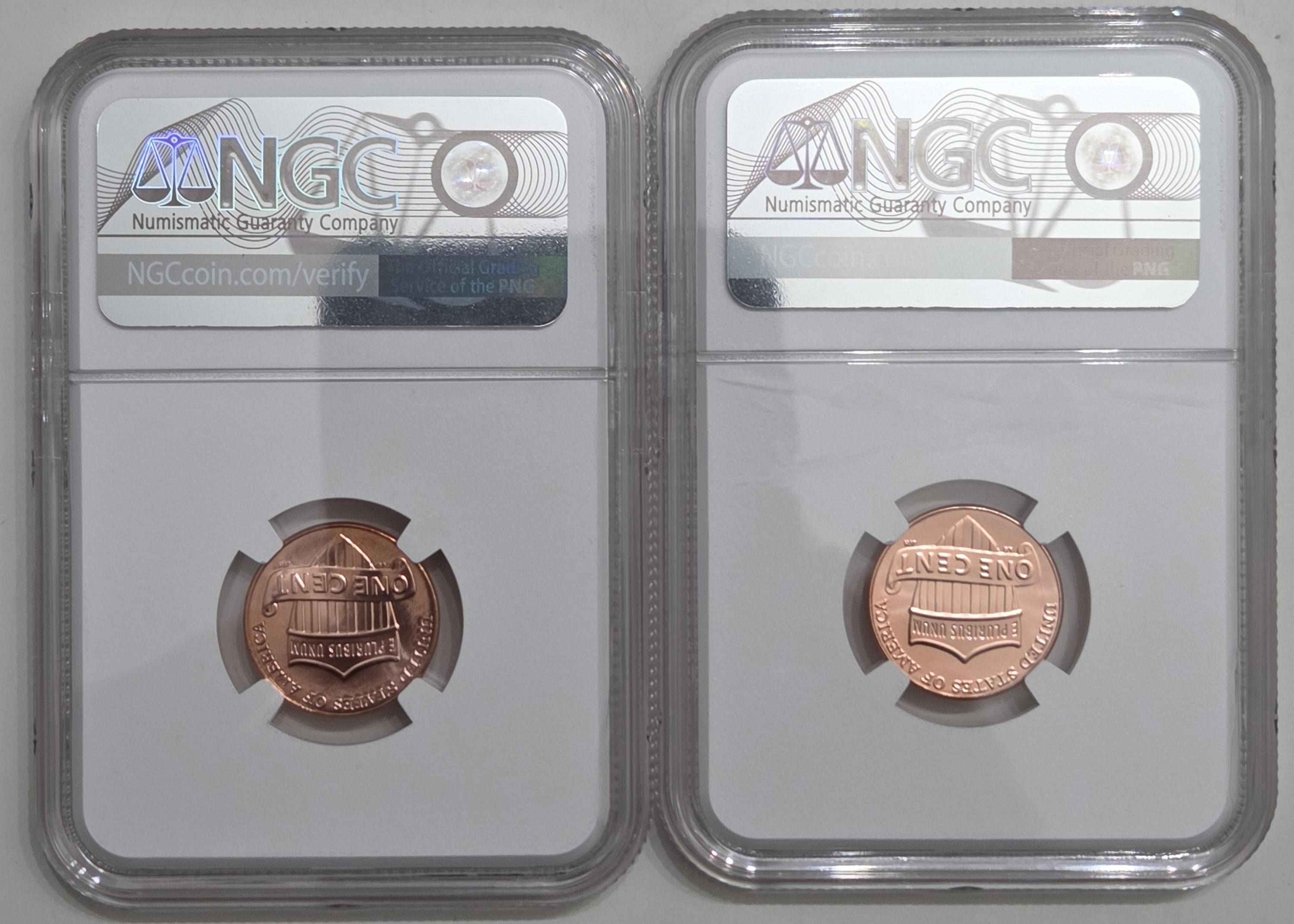 2025 P & D LINCOLN SHIELD CENT NGC MS67 2-COIN PENNY SET BUSINESS ...