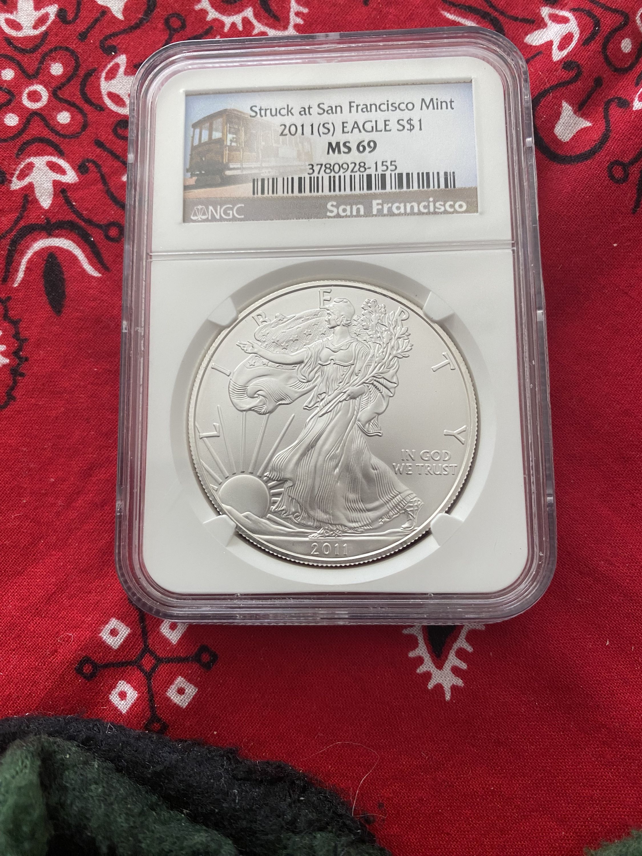 2011-S-American Eagle no mint mark--MS69 - For Sale, Buy Now Online ...