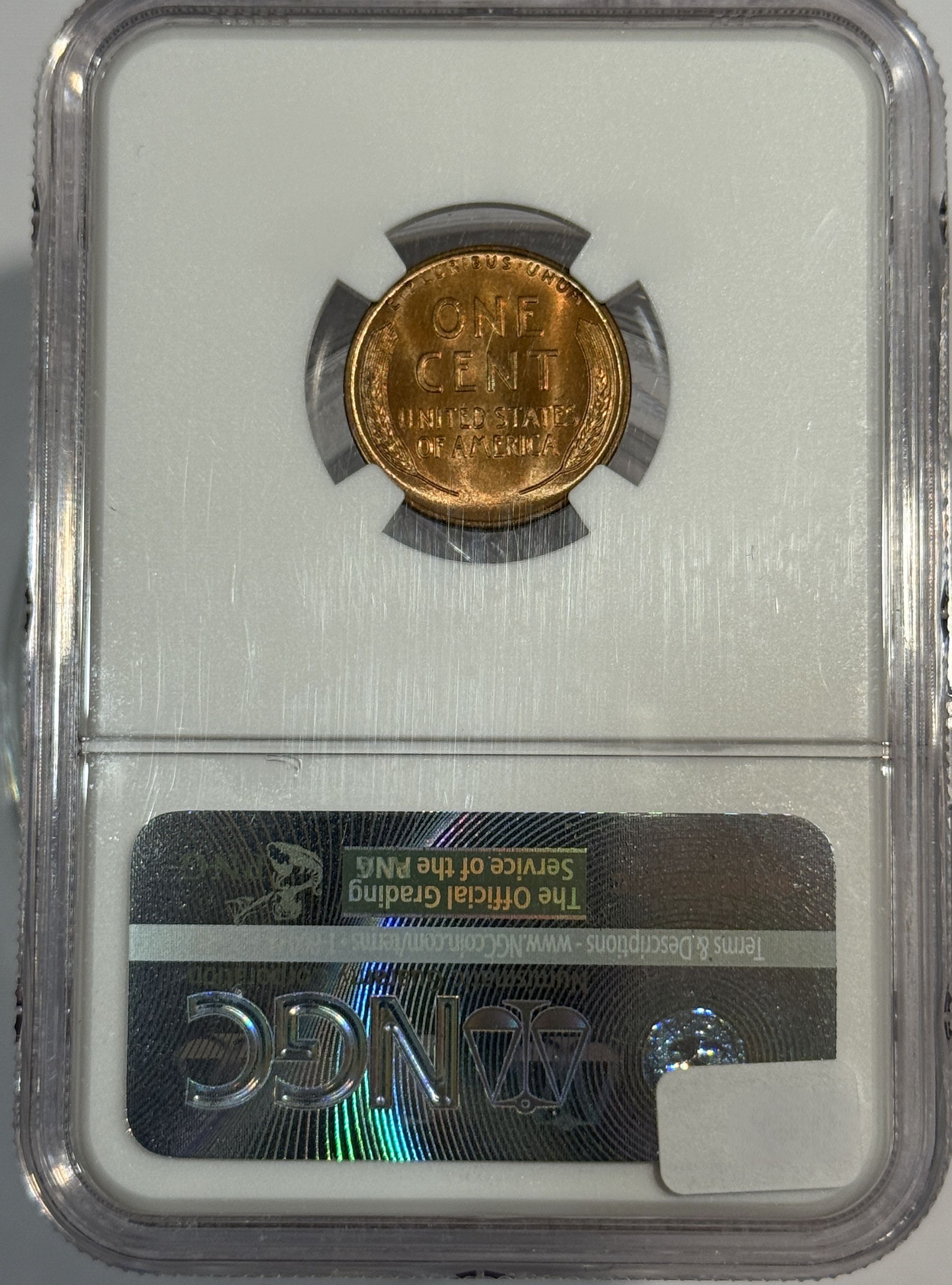 1937-D Lincoln Cent MS66RD NGC, (12550) - For Sale, Buy Now Online ...