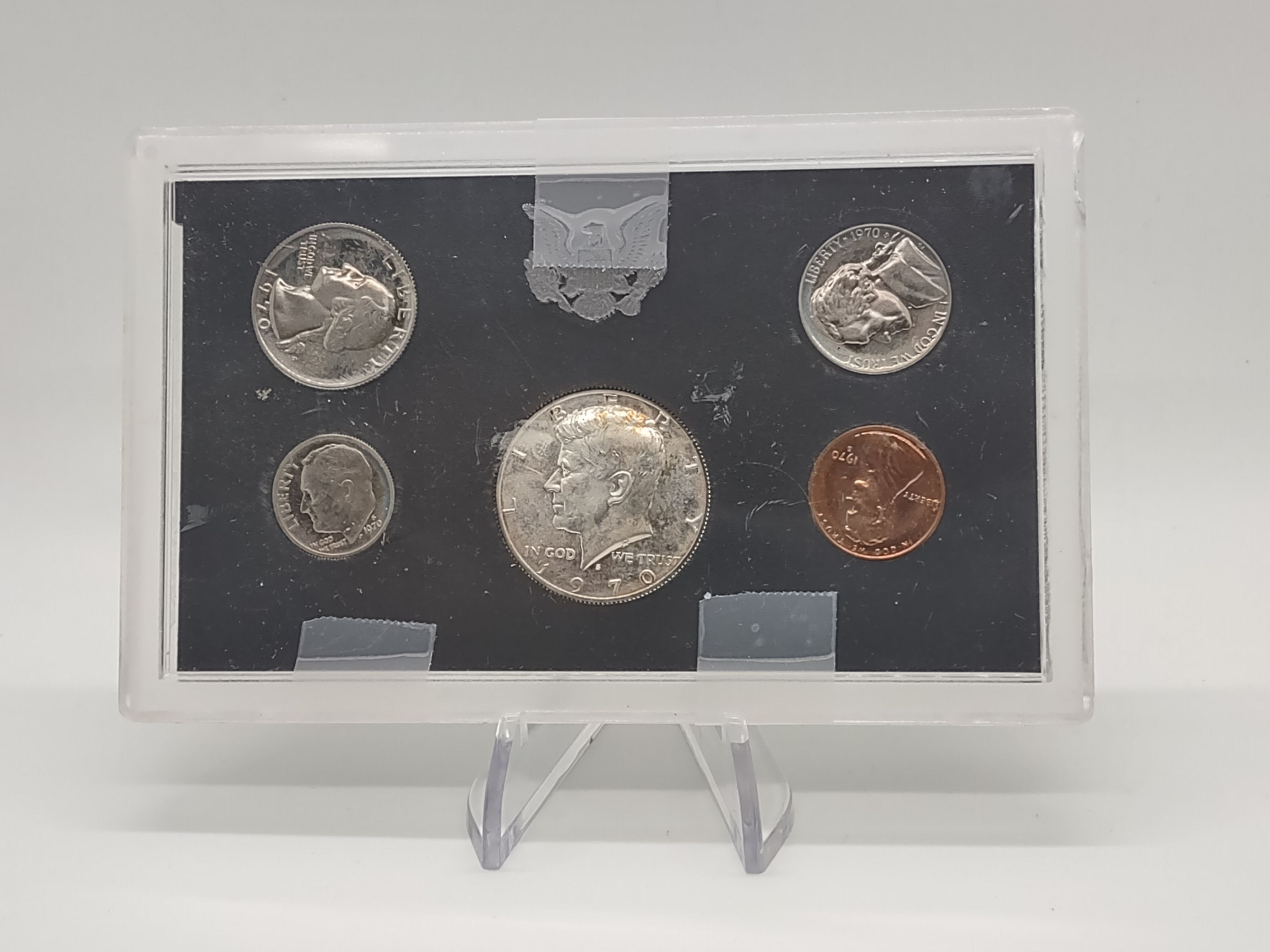 1970-S United State Mint Proof Set. 40% Silver Half Dollar! - For Sale ...