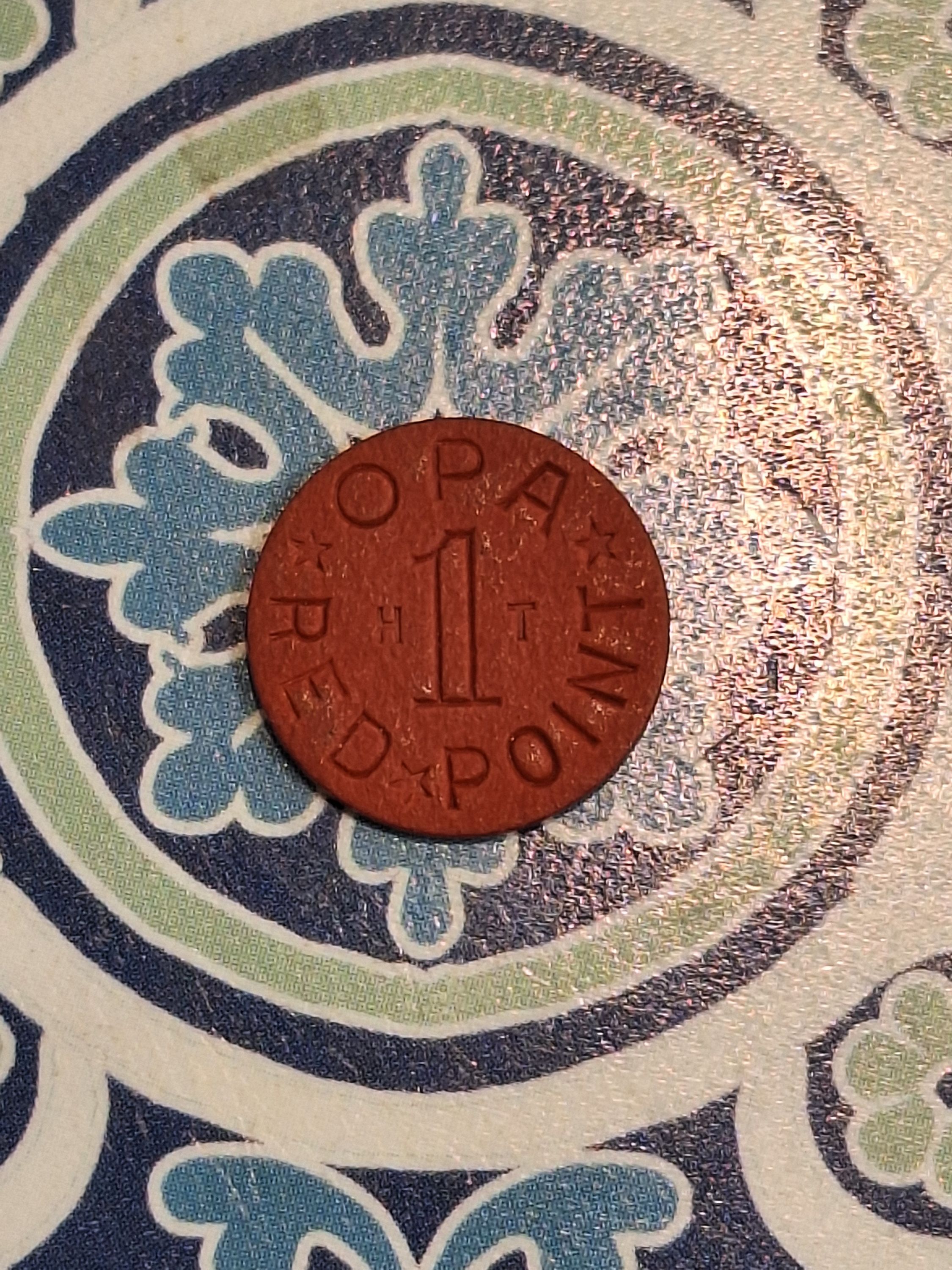 WORLD WAR II RED OPA TOKEN HT ck11 - For Sale, Buy Now Online - Item ...