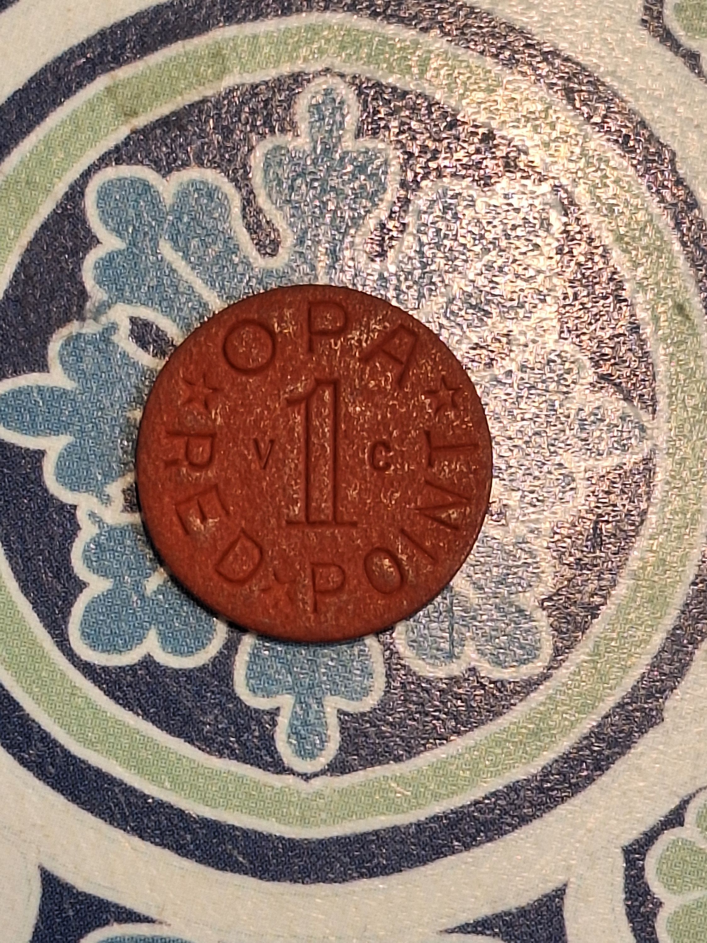 WORLD WAR II RED OPA TOKEN VC ck20 - For Sale, Buy Now Online - Item ...