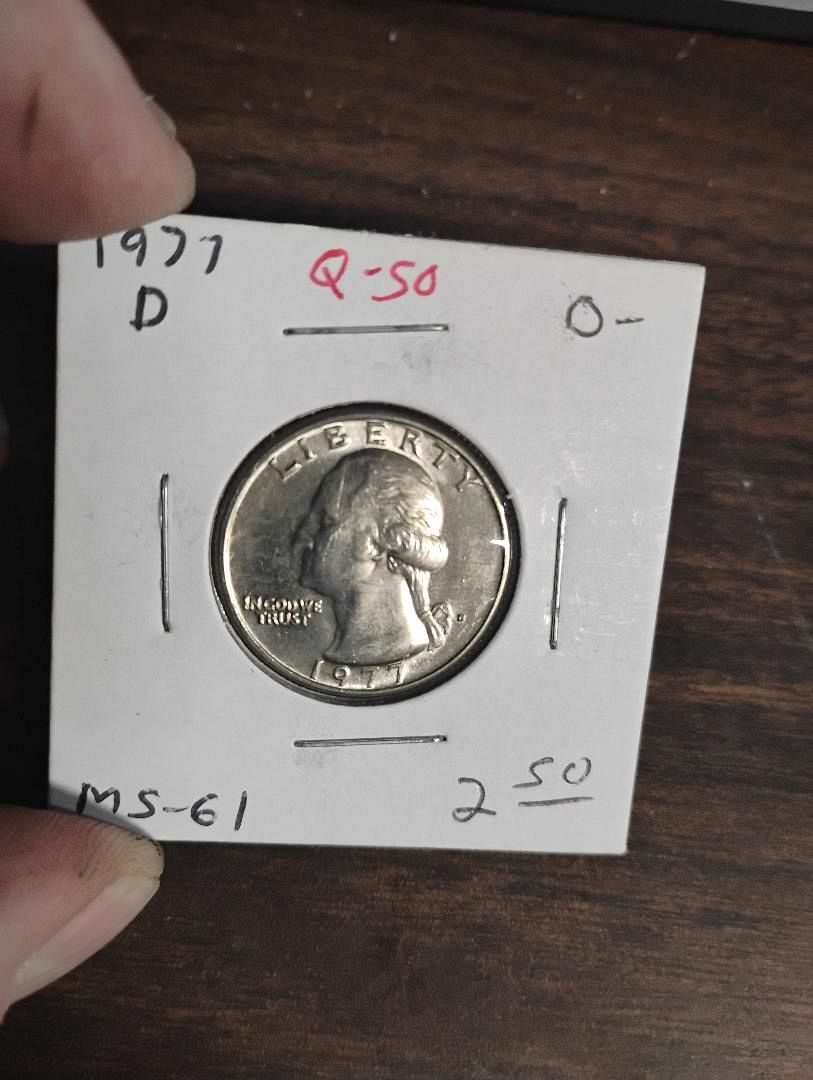 1977-D WASHINGTON QUARTER MS-61 - For Sale, Buy Now Online - Item #972136