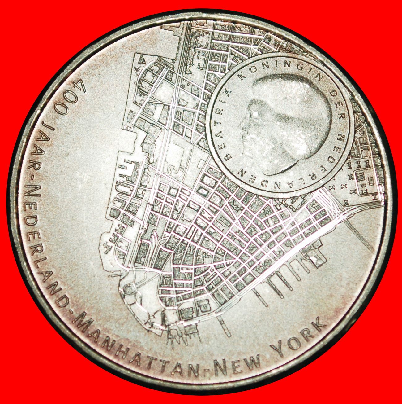 USA NEW YORK 1609: NETHERLANDS★5 EUROS 2009 SHIP UNC MINT LUSTRE ...