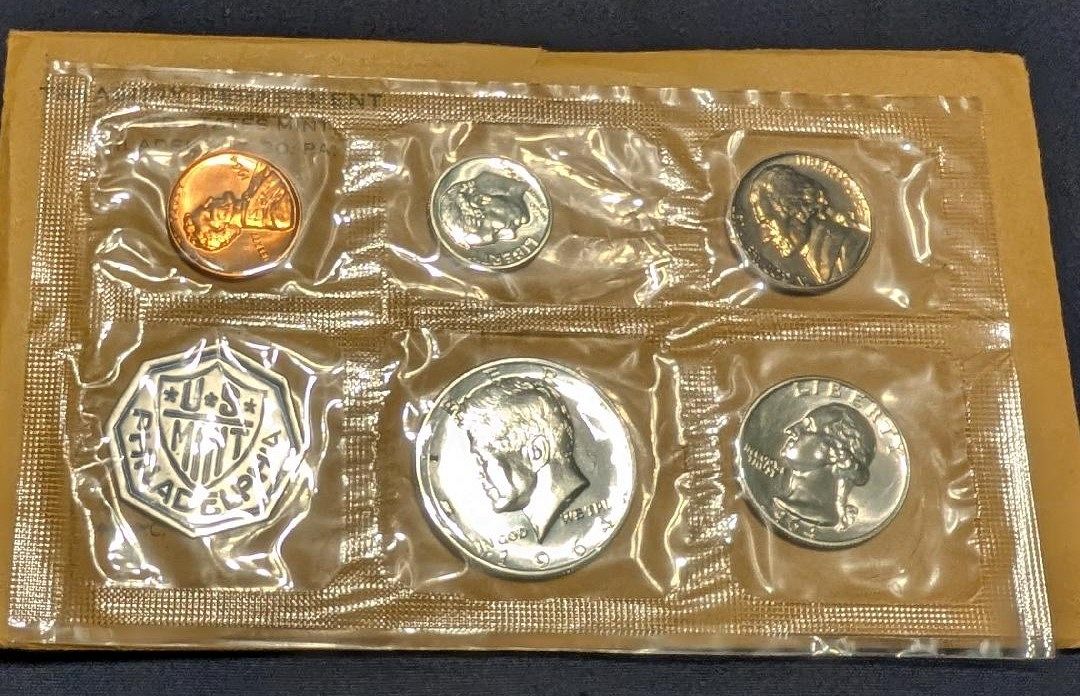1964 Philadelphia Mint Proof Set - For Sale, Buy Now Online - Item #973375
