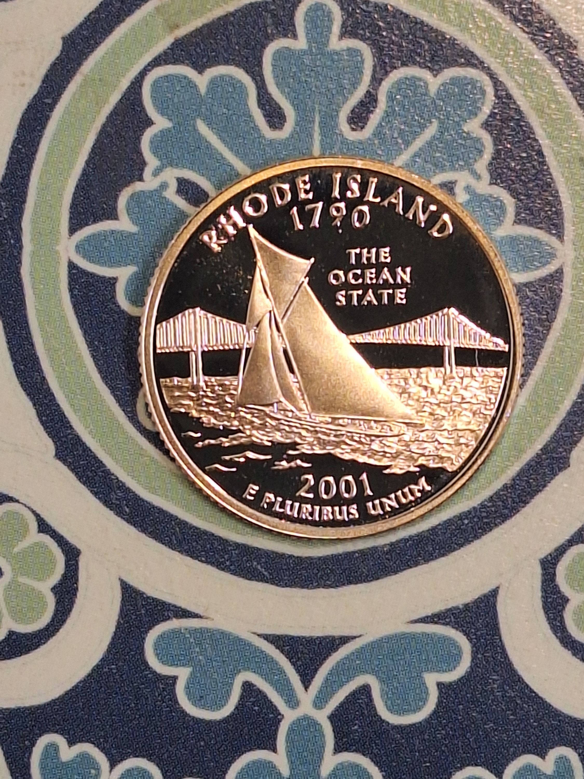2001 S RHODE ISLAND STATE QUARTER ck55 - For Sale, Buy Now Online ...