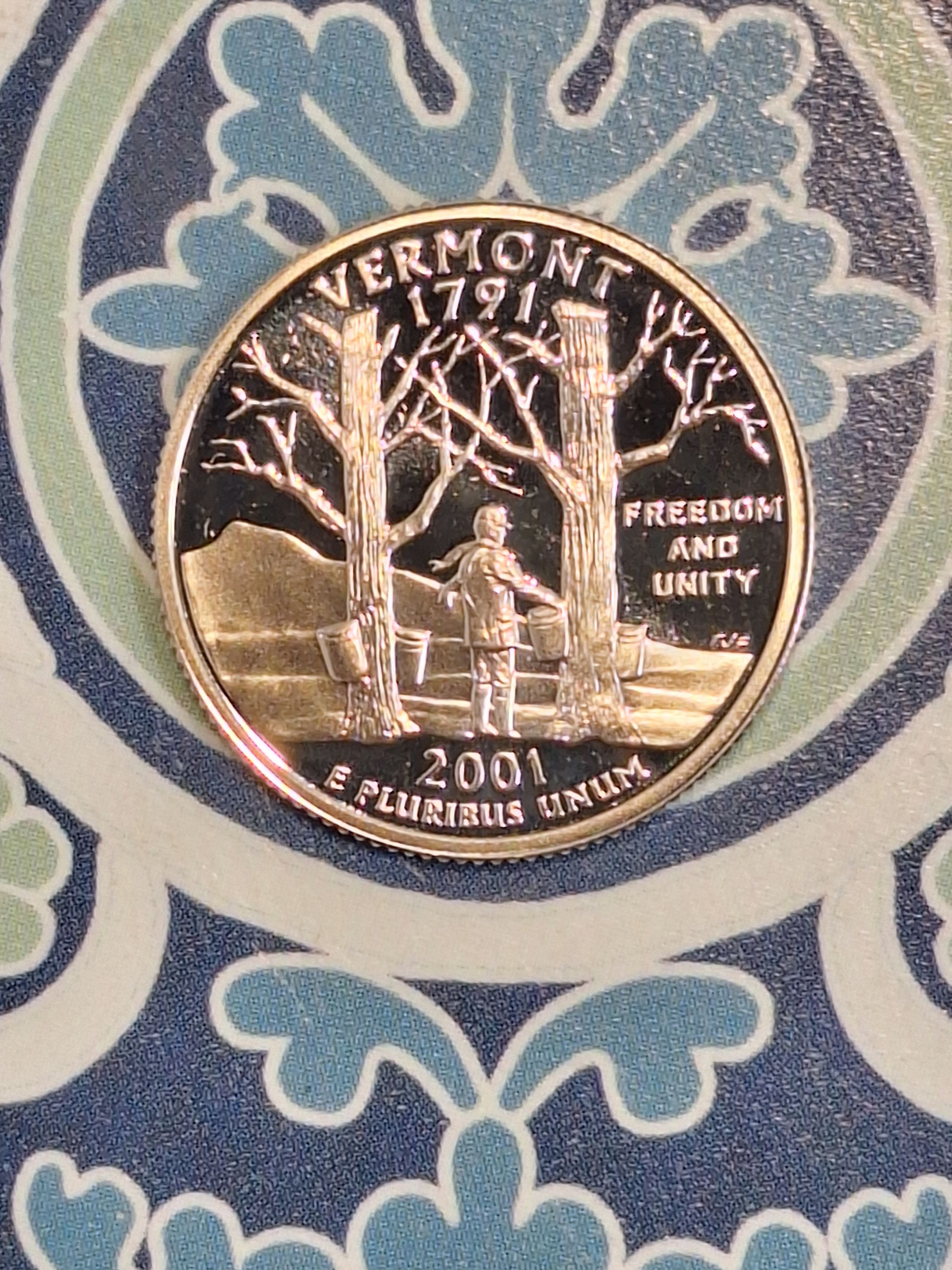 2001 S VERMONT STATE QUARTER ck56 - For Sale, Buy Now Online - Item #974470