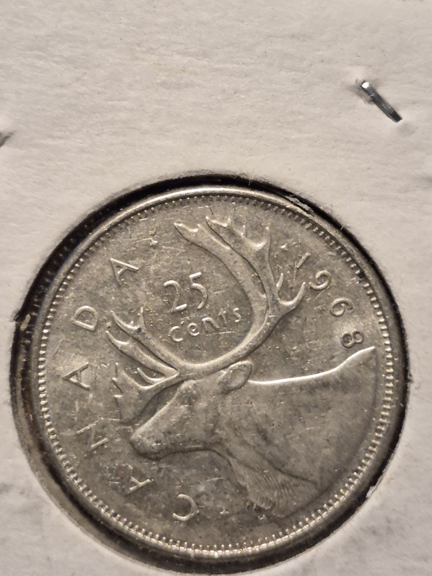 1968 Canadian 25 cents - For Sale, Buy Now Online - Item #974672