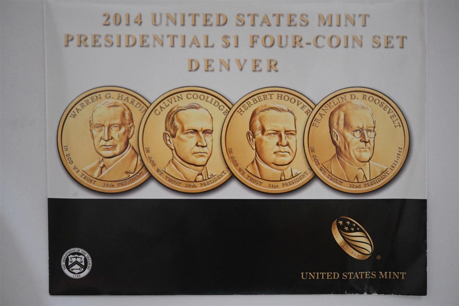 2014 Us Mint Presidential $1 Four-Coin Set Denver - For Sale, Buy Now ...