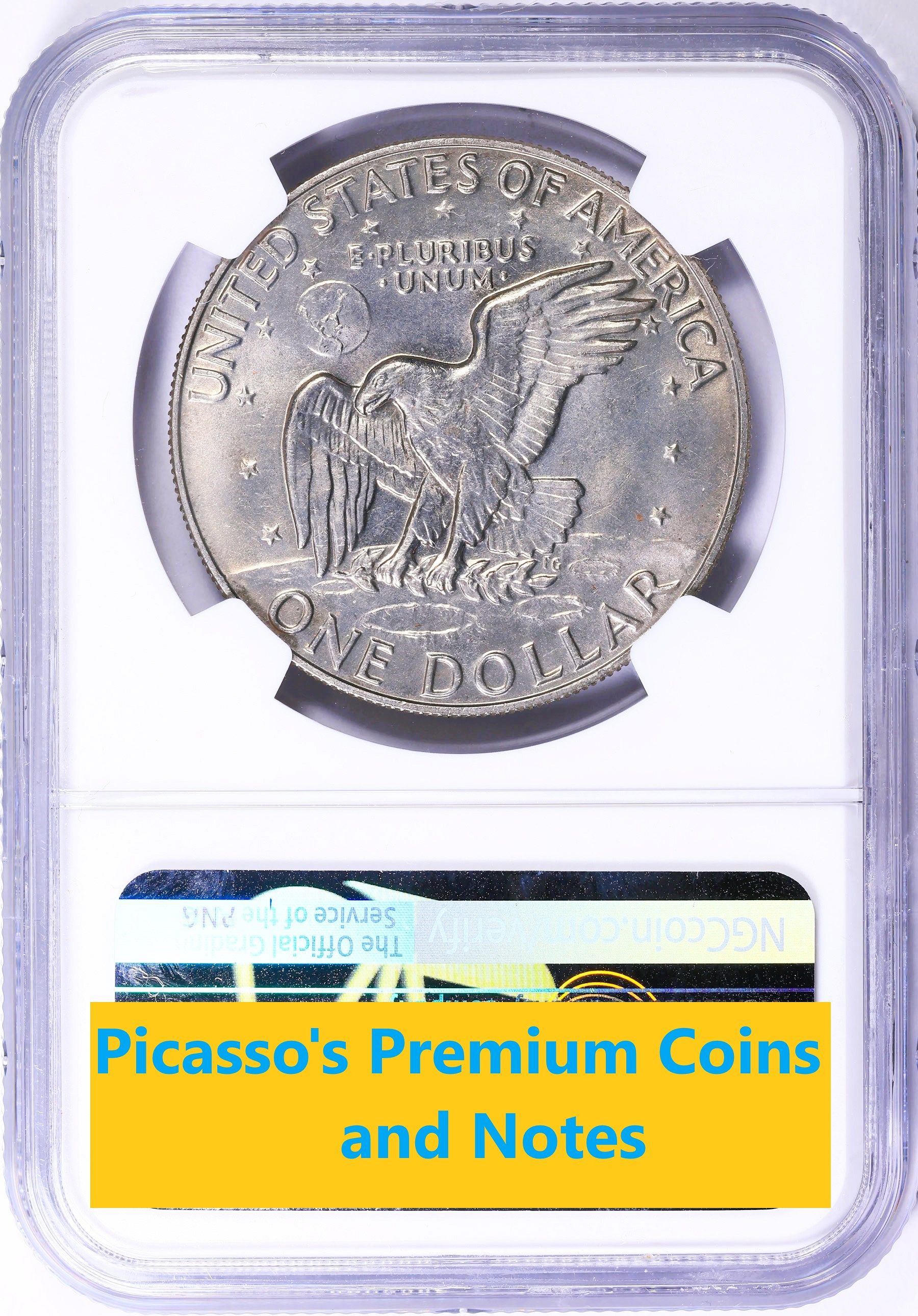 Very Rare-1978 Eisenhower Dollar NGC MS-66+ Super clean-Not Dull--From ...