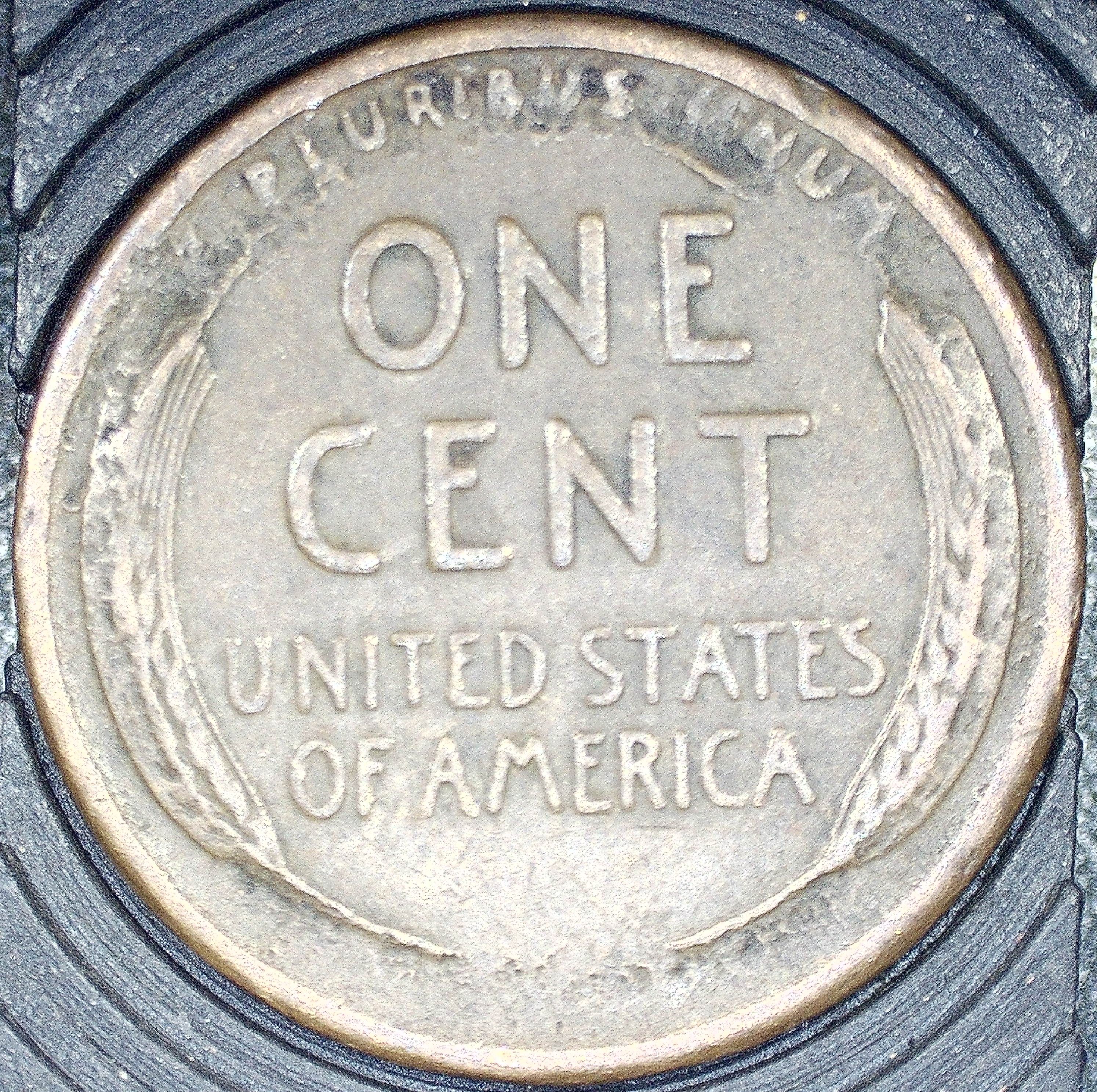 1920 P Lincoln Wheat Cent Lamination Error Reverse - For Sale, Buy Now ...