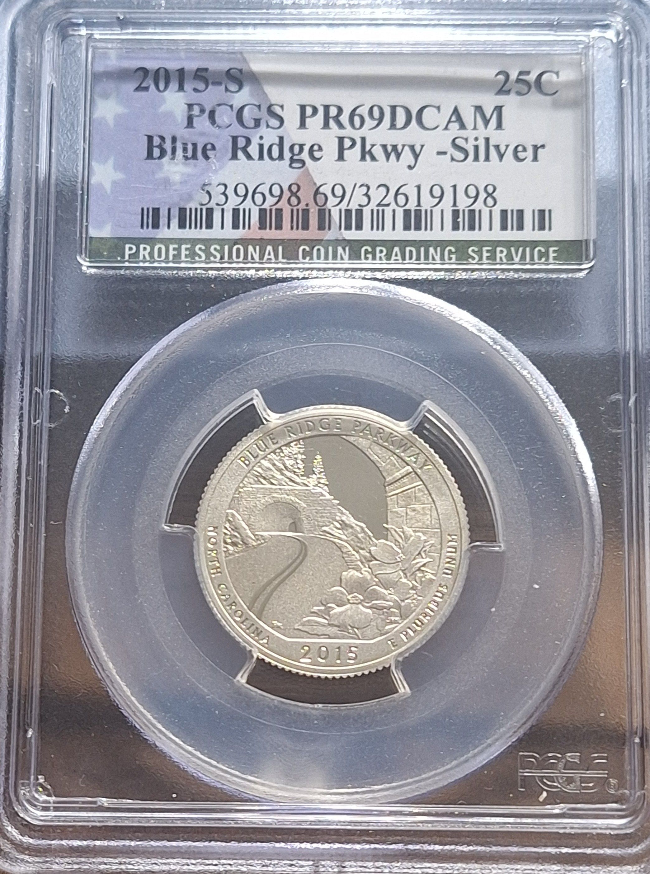 2015-S Blue Ridge Parkway Silver Quarter - For Sale, Buy Now Online ...