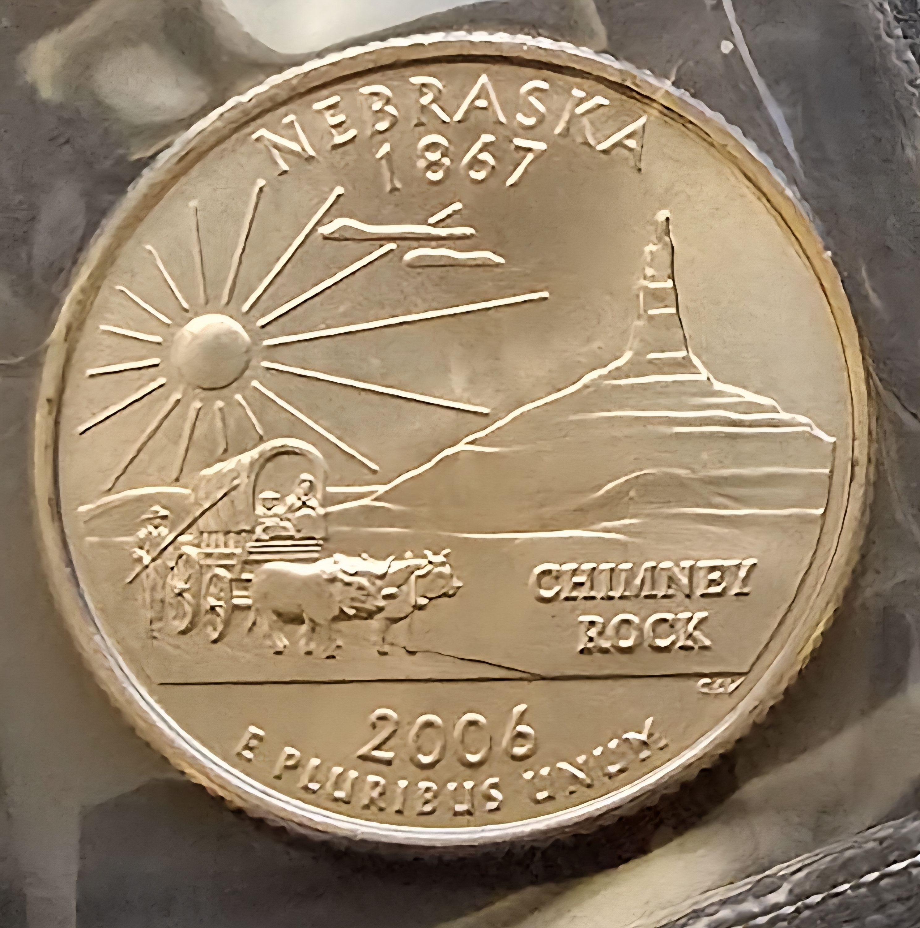 2006-D Nebraska State Quarter - BU in Original Mint Cello (I56) - For ...