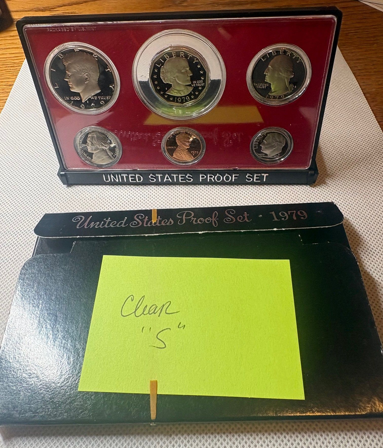 1979-S US Mint Proof Set, 6 Coin Set - Type 2 - For Sale, Buy Now ...