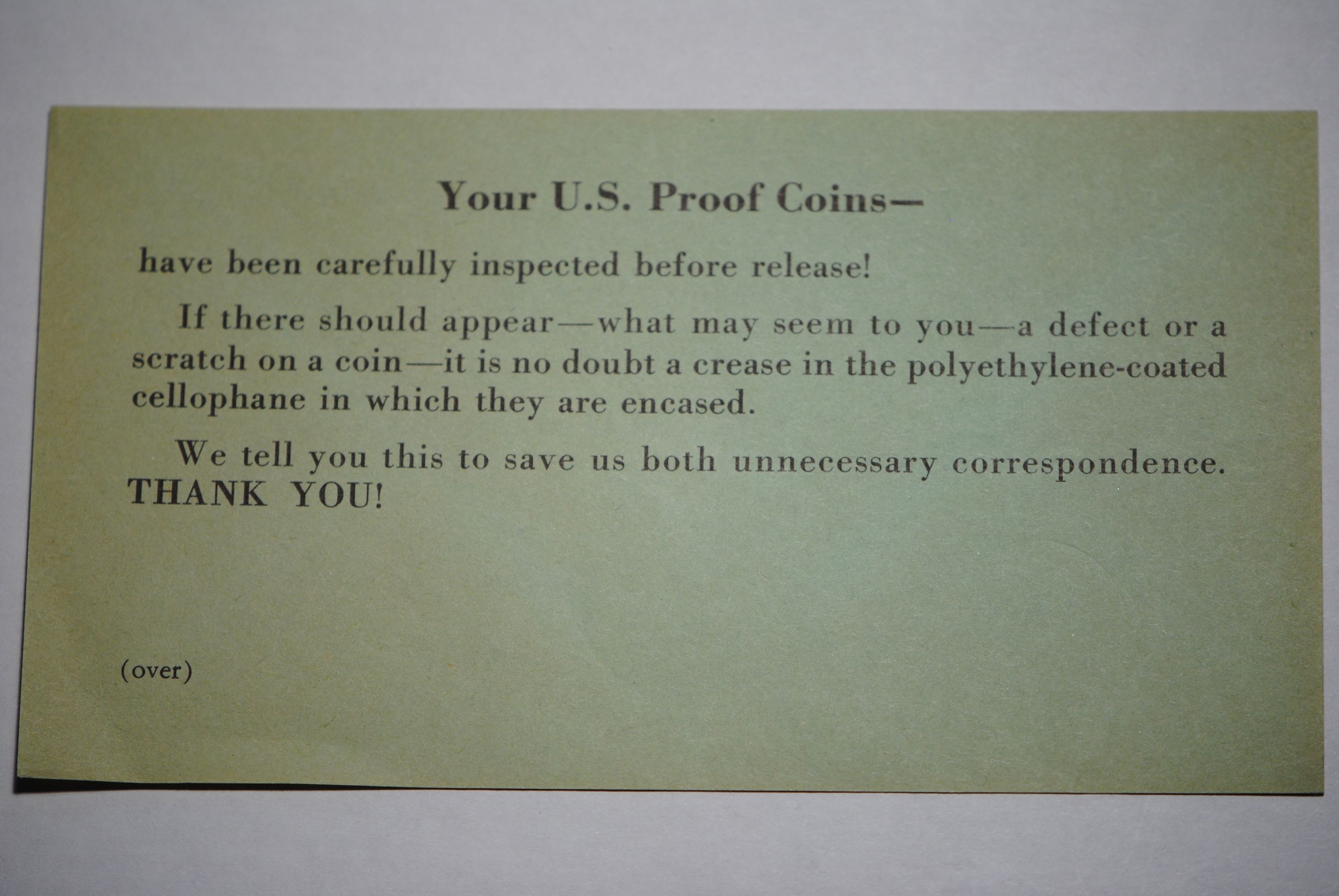 1960 Proof Set - For Sale, Buy Now Online - Item #977550