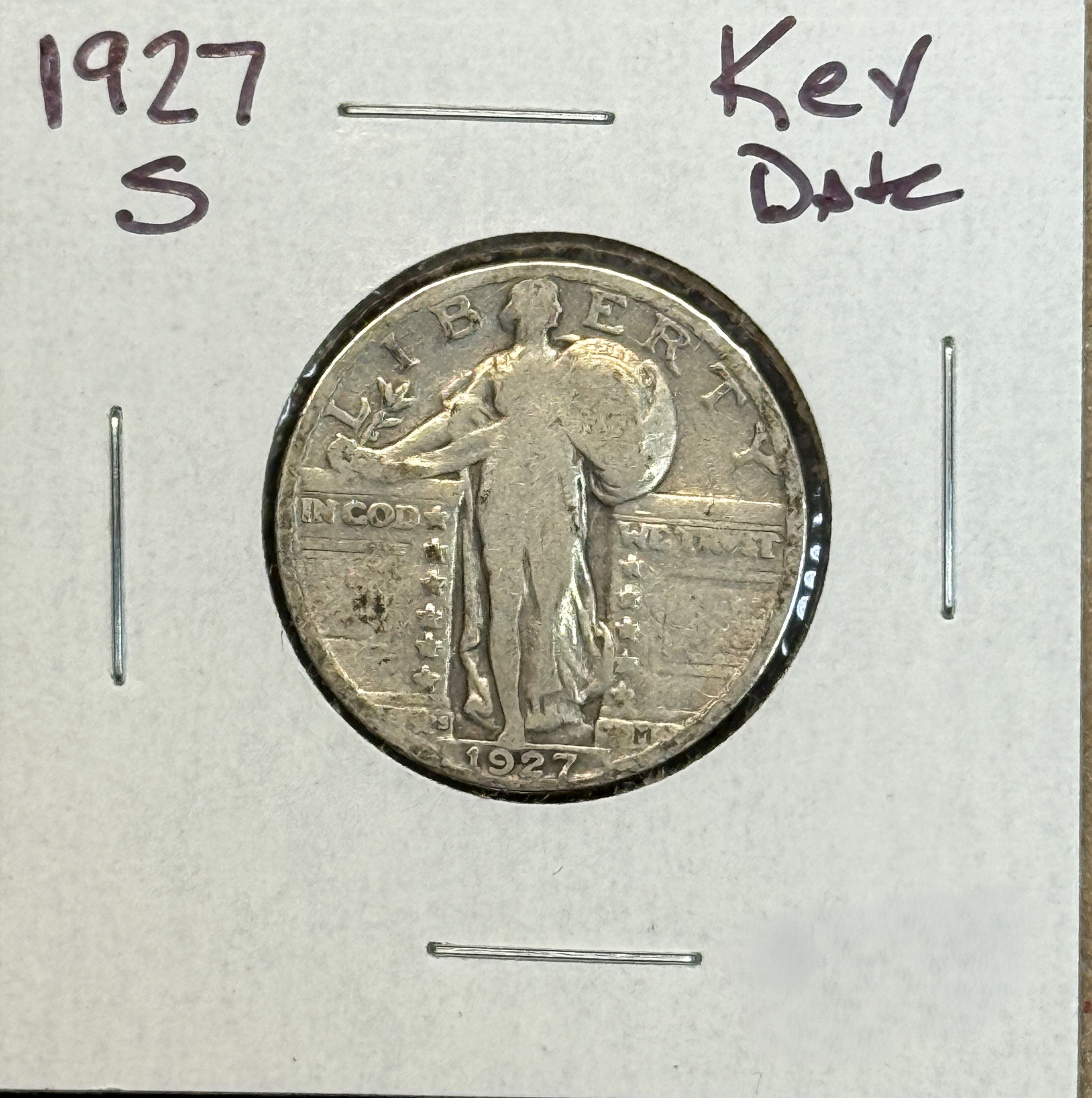 1927-S Standing Liberty Quarter, Circ. (11468) - For Sale, Buy Now ...