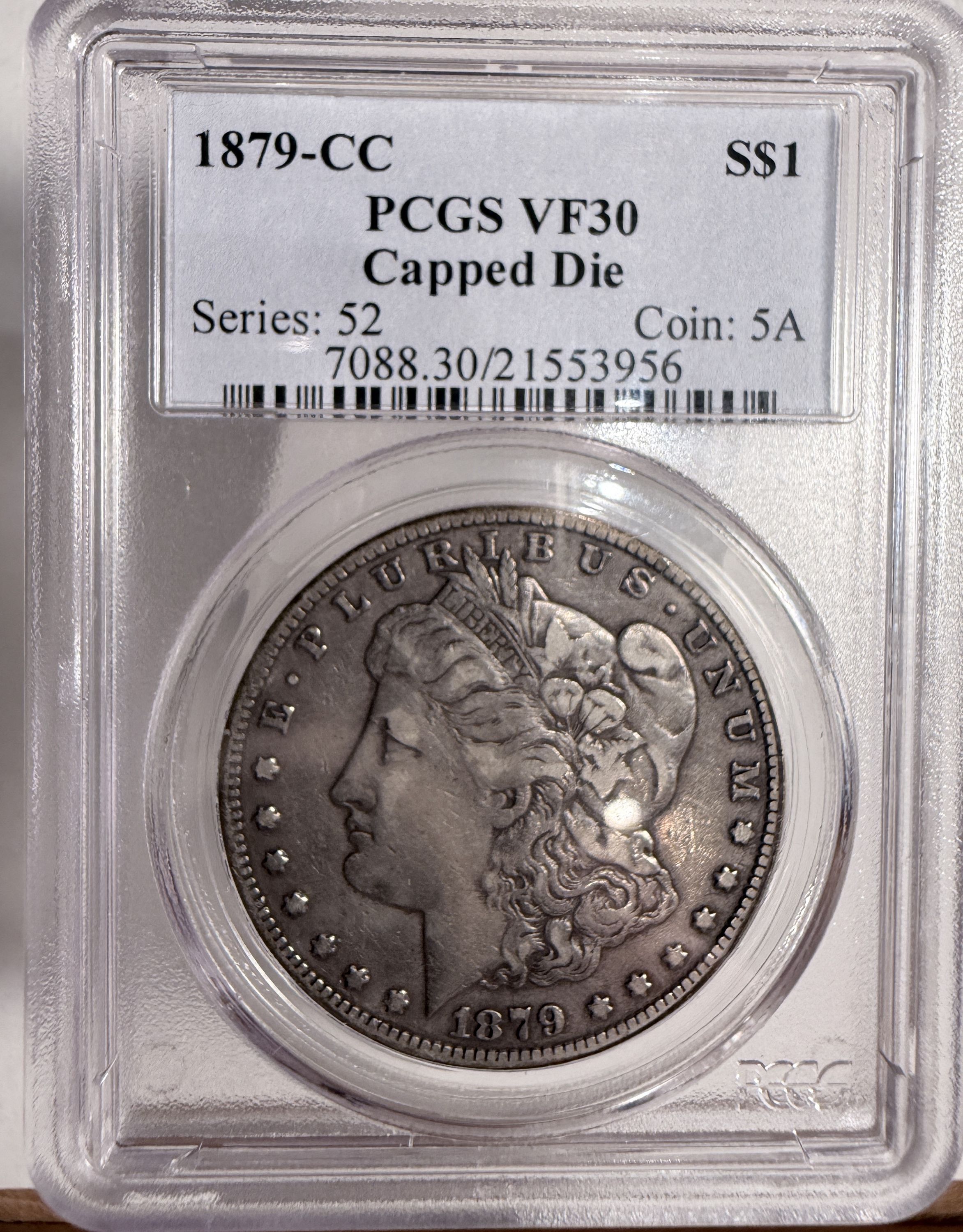 1879-CC Morgan Silver Dollar, VF30 PCGS (13164) - For Sale, Buy Now ...
