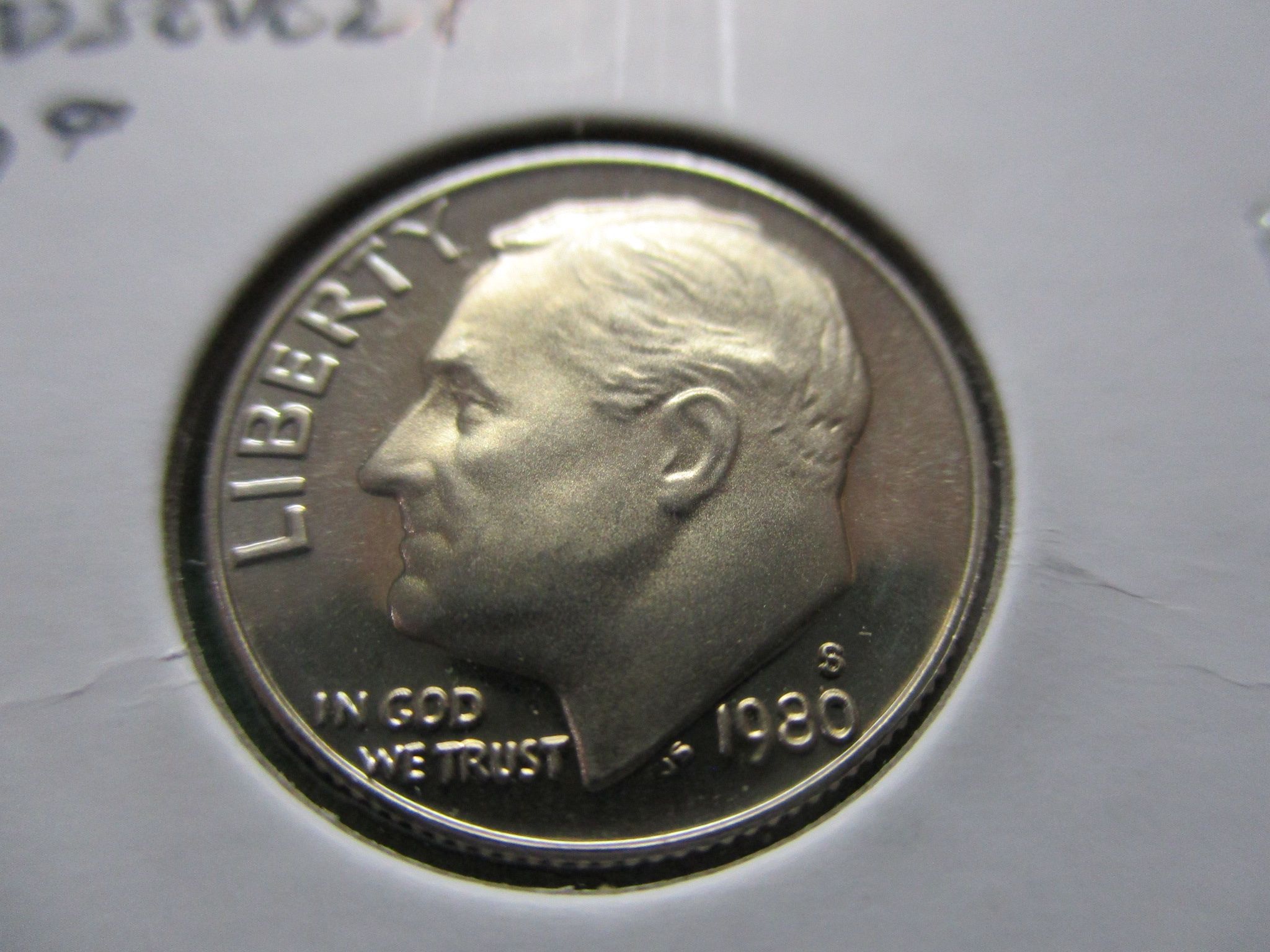 1980-S Proof Roosevelt Dime. Item: 10 R80SP-02. - For Sale, Buy Now ...