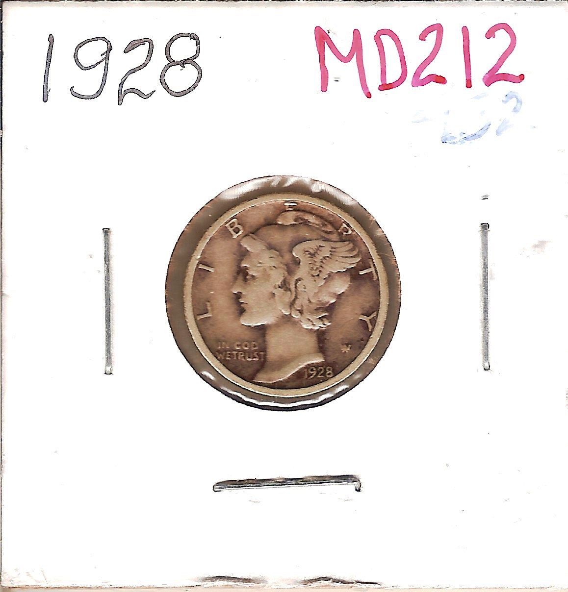 1928 Winged Liberty Dime MD212 - For Sale, Buy Now Online - Item #979119