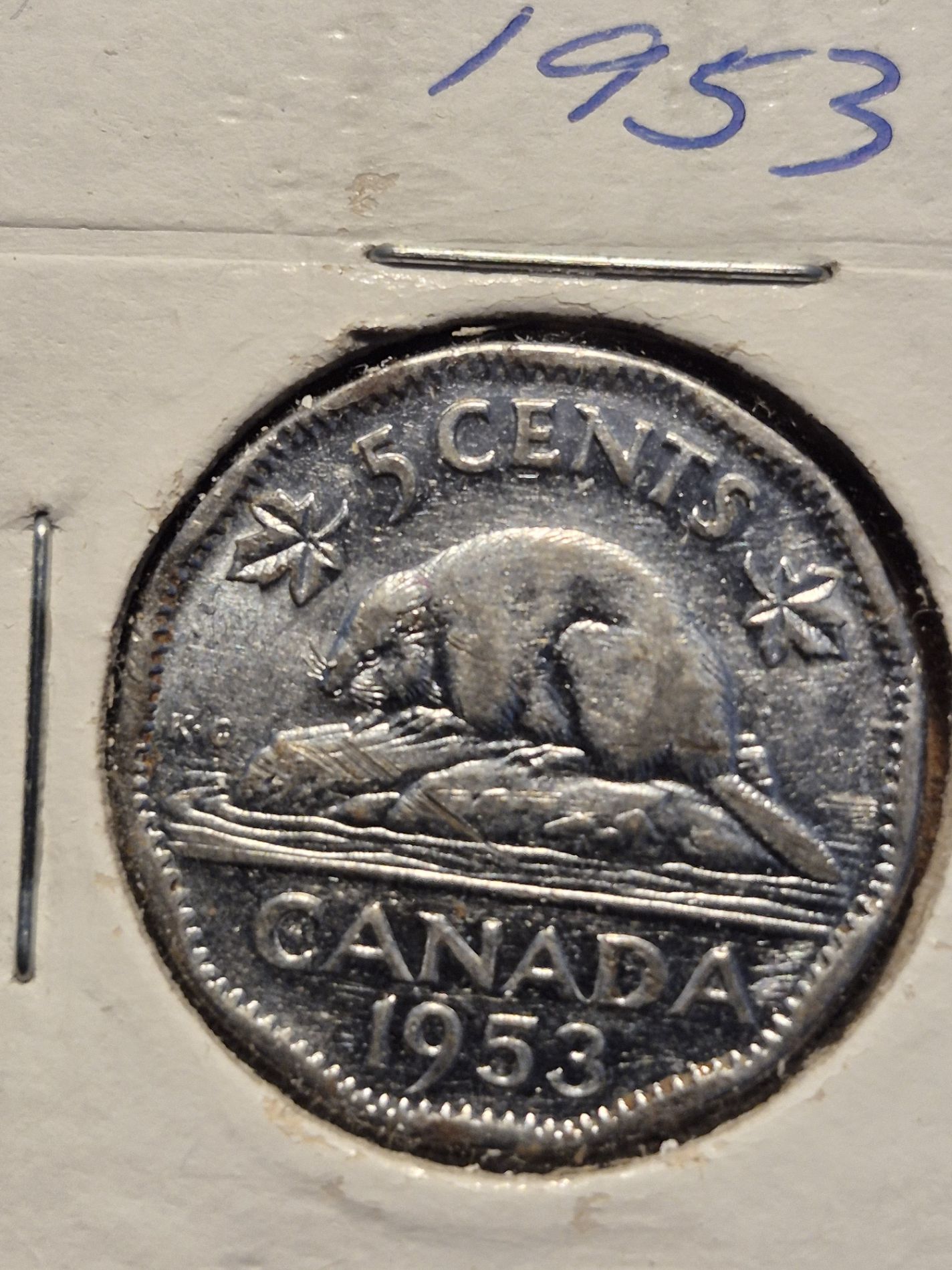 1953 Canadian Nickel - For Sale, Buy Now Online - Item #979171