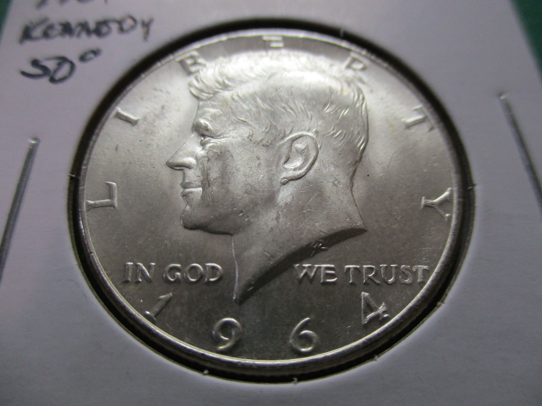 1964 Kennedy Half Dollar. Item: 50 K64-56. - For Sale, Buy Now Online ...