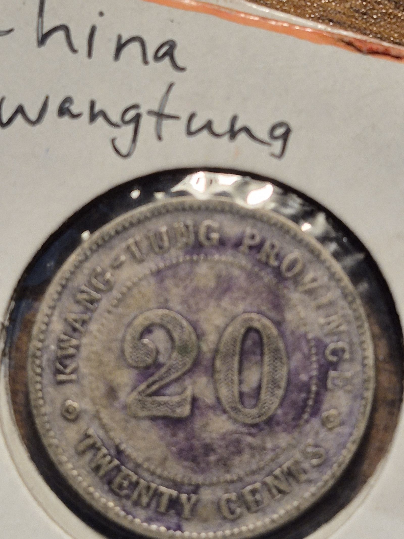 1920 China 20 Cents coin - For Sale, Buy Now Online - Item #980339