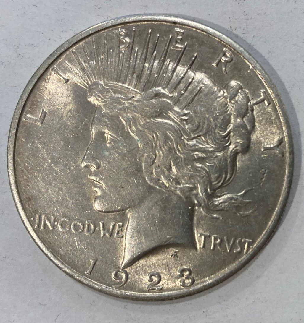 1923PDS Peace Dollar Set Easily MS60+ - For Sale, Buy Now Online - Item ...