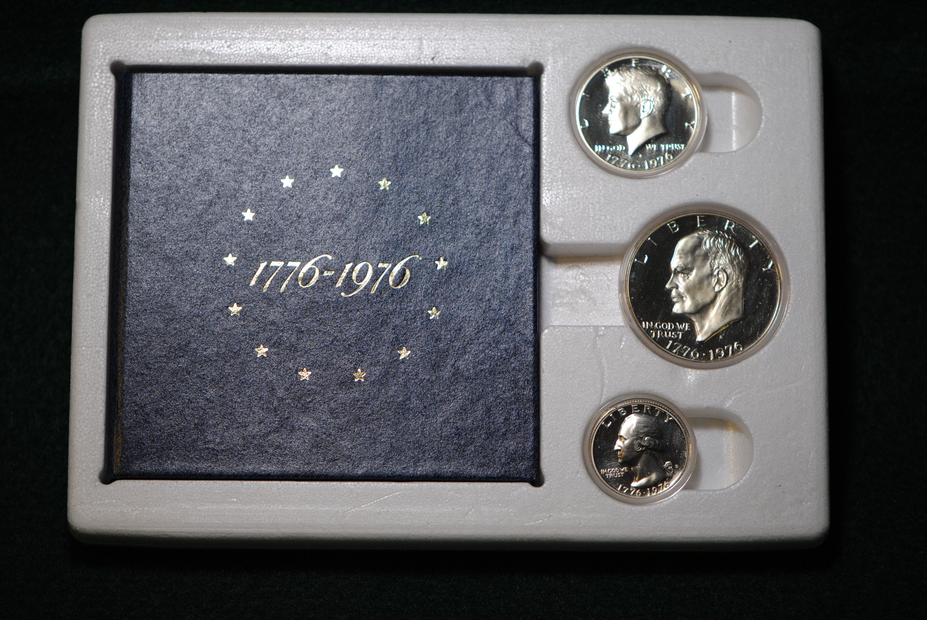 1976 Bicentennial Silver Proof Set - 3 Coins - For Sale, Buy Now Online ...