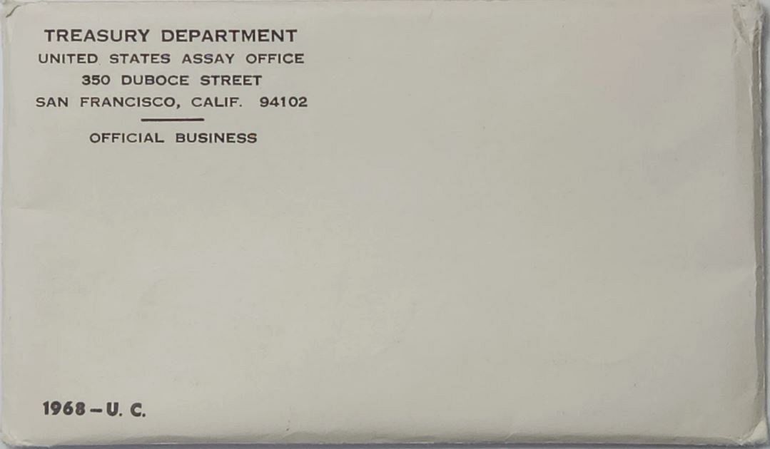 1968 Special Mint Set - Uncirculated - Original Packaging - 013 - For ...