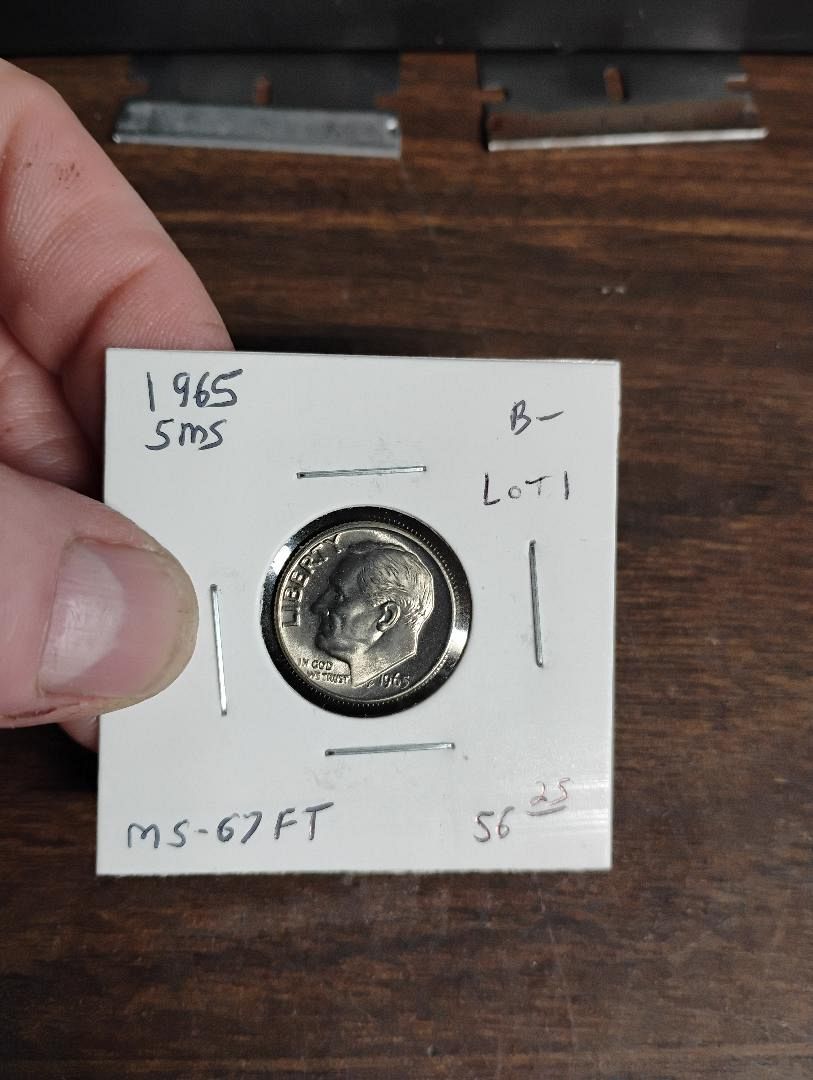 1965 SMS ROOSEVELT DIME MS-67 , FULL TORCH - For Sale, Buy Now Online ...