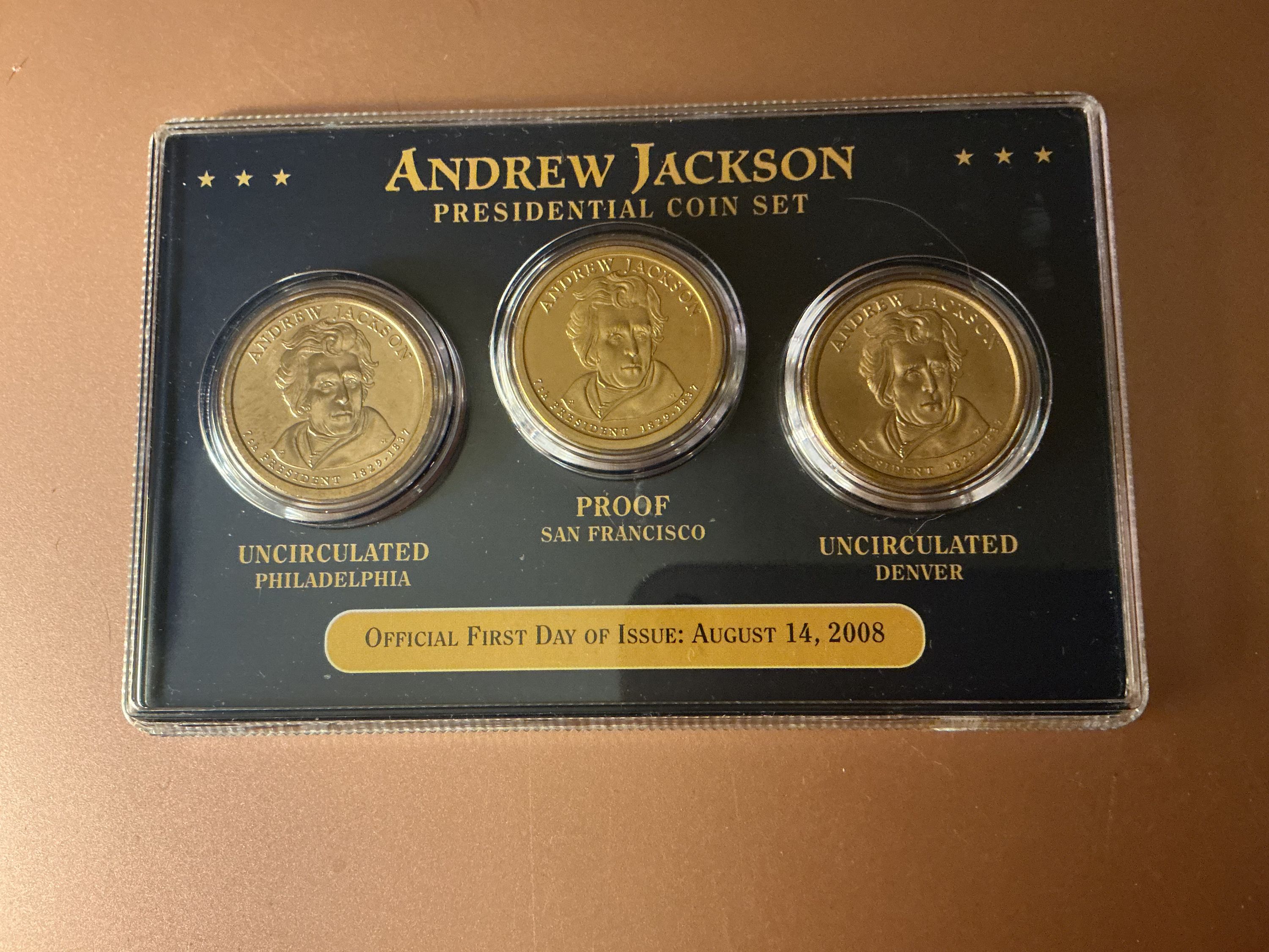 Andrew Jackson Presidential Coin Set - For Sale, Buy Now Online - Item ...