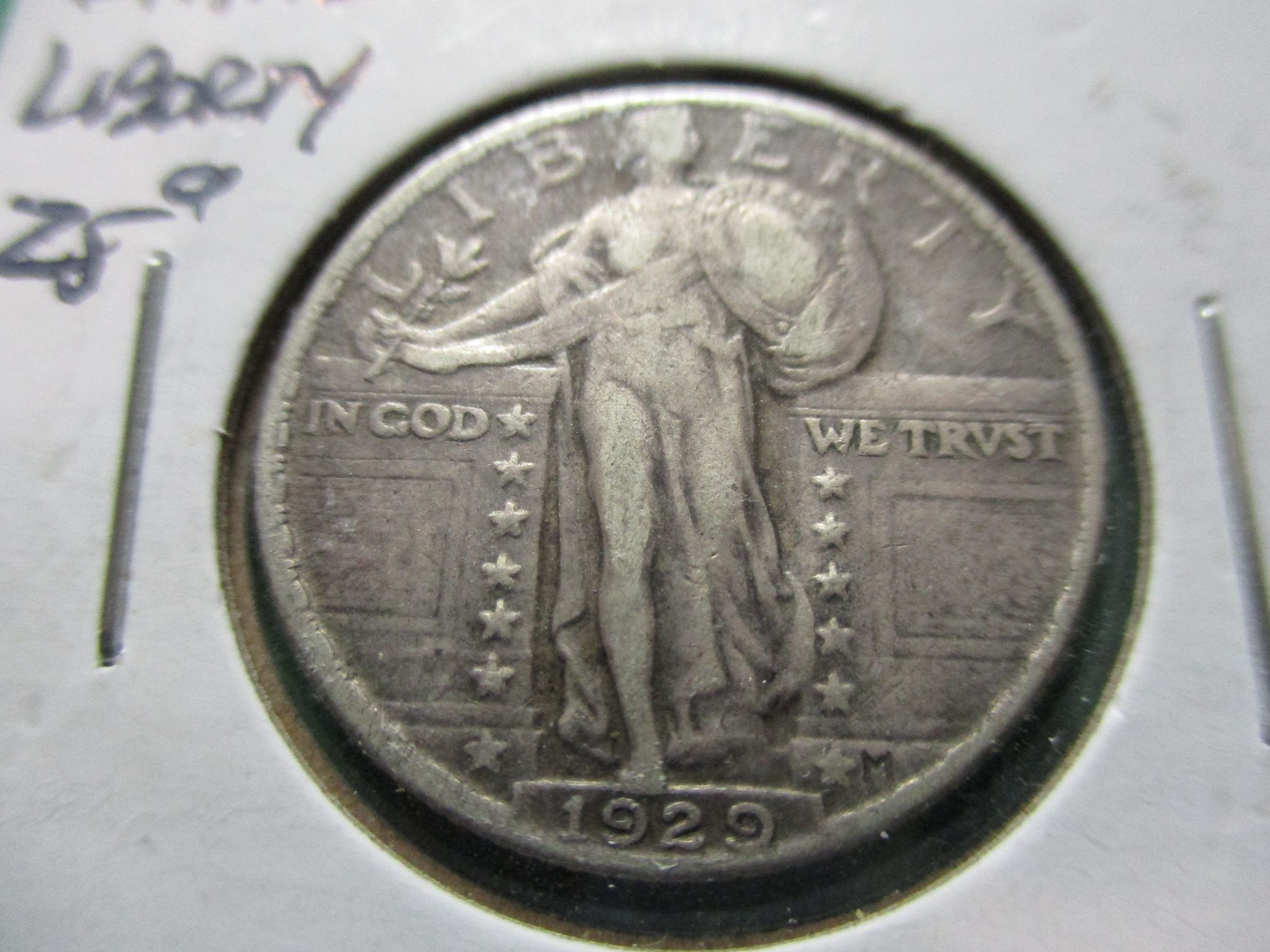 1929 VF30 Standing Liberty Quarter. Item: 25 ST29-17. - For Sale, Buy ...