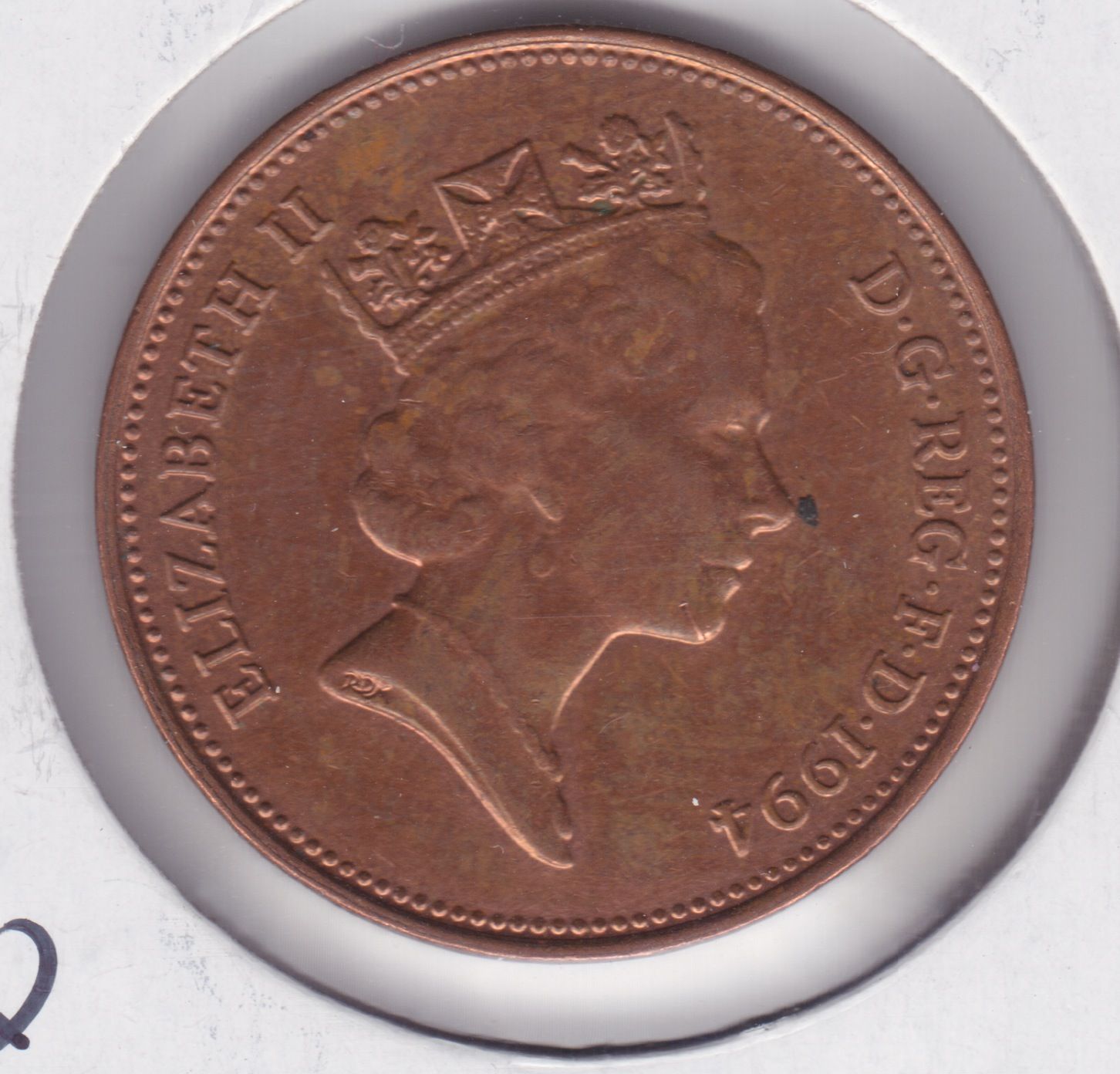 1994 England 2 Pence - For Sale, Buy Now Online - Item #96813
