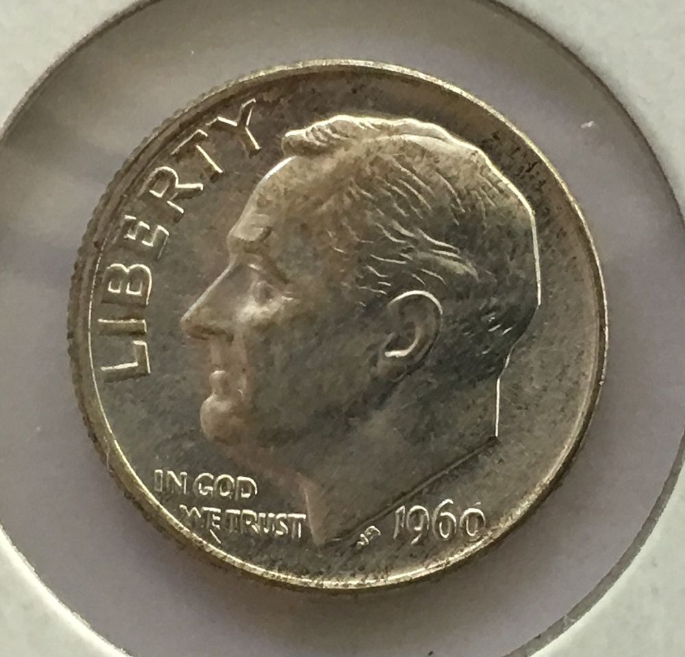 1960 P Roosevelt Dime BU - For Sale, Buy Now Online - Item #118540
