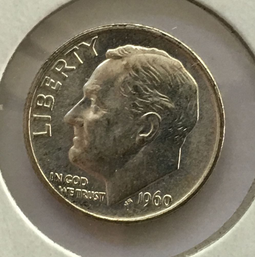1960 P Roosevelt Dime BU - For Sale, Buy Now Online - Item #118675
