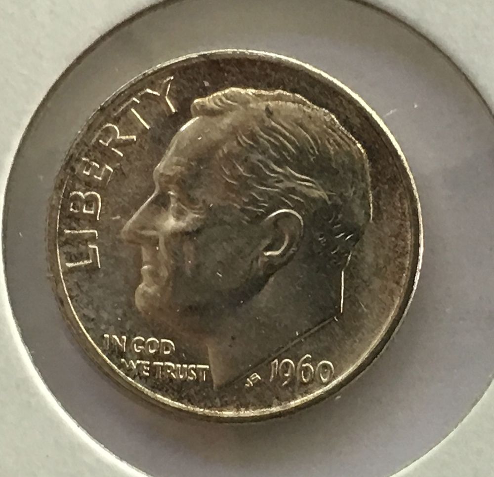 1960 P Roosevelt Dime BU - For Sale, Buy Now Online - Item #118741
