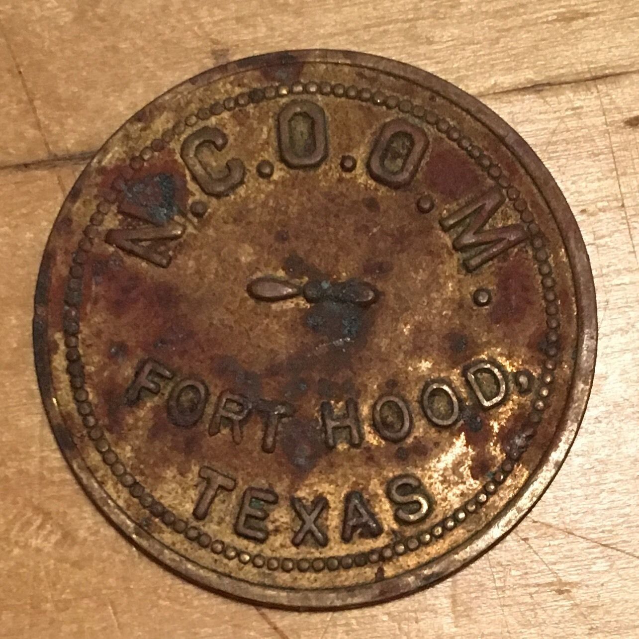 Fort Hood N.C.O.O.M. 25¢ In Trade - For Sale, Buy Now Online - Item #126065