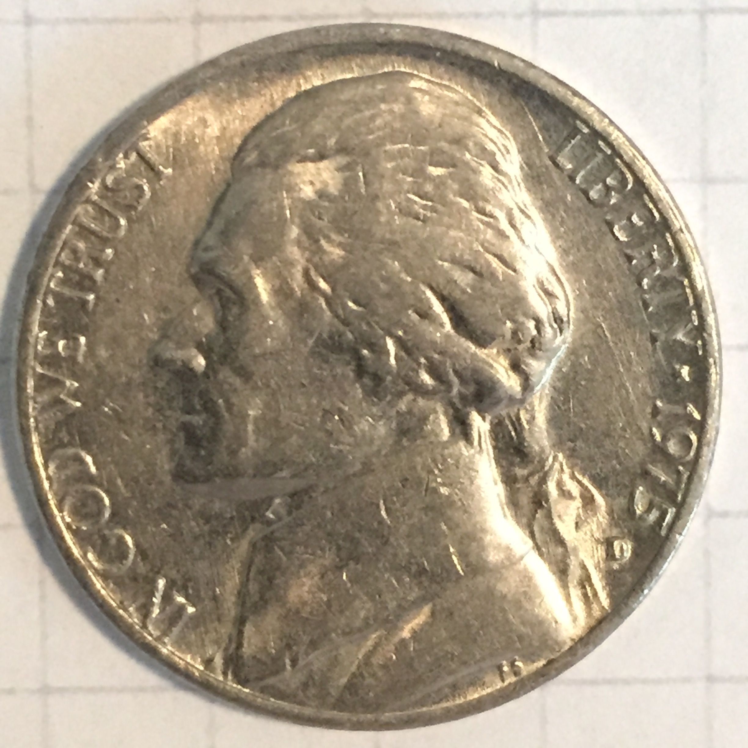 1975 D Jefferson Nickel - For Sale, Buy Now Online - Item #132737