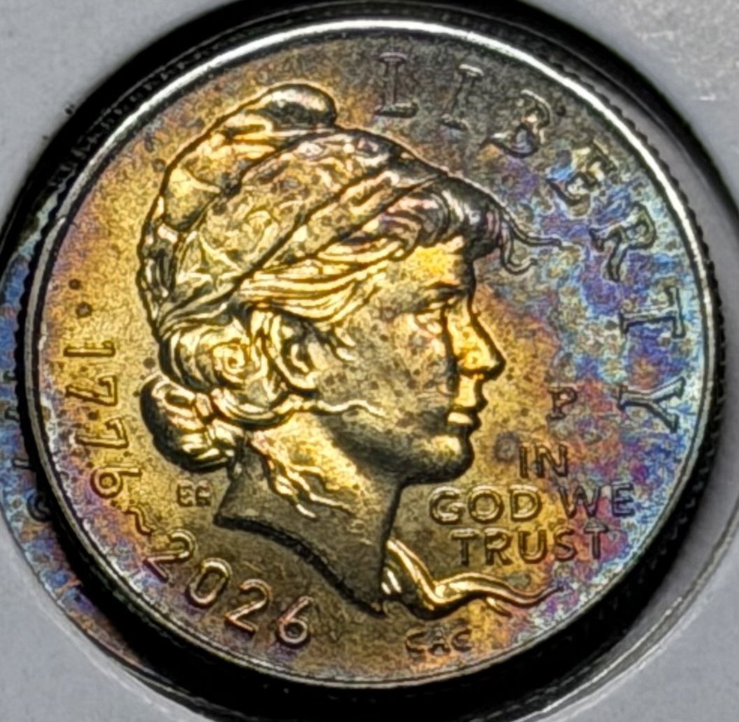 2026-P Colorfully Toned Choice Brilliant Uncirculated Emerging Liberty ...