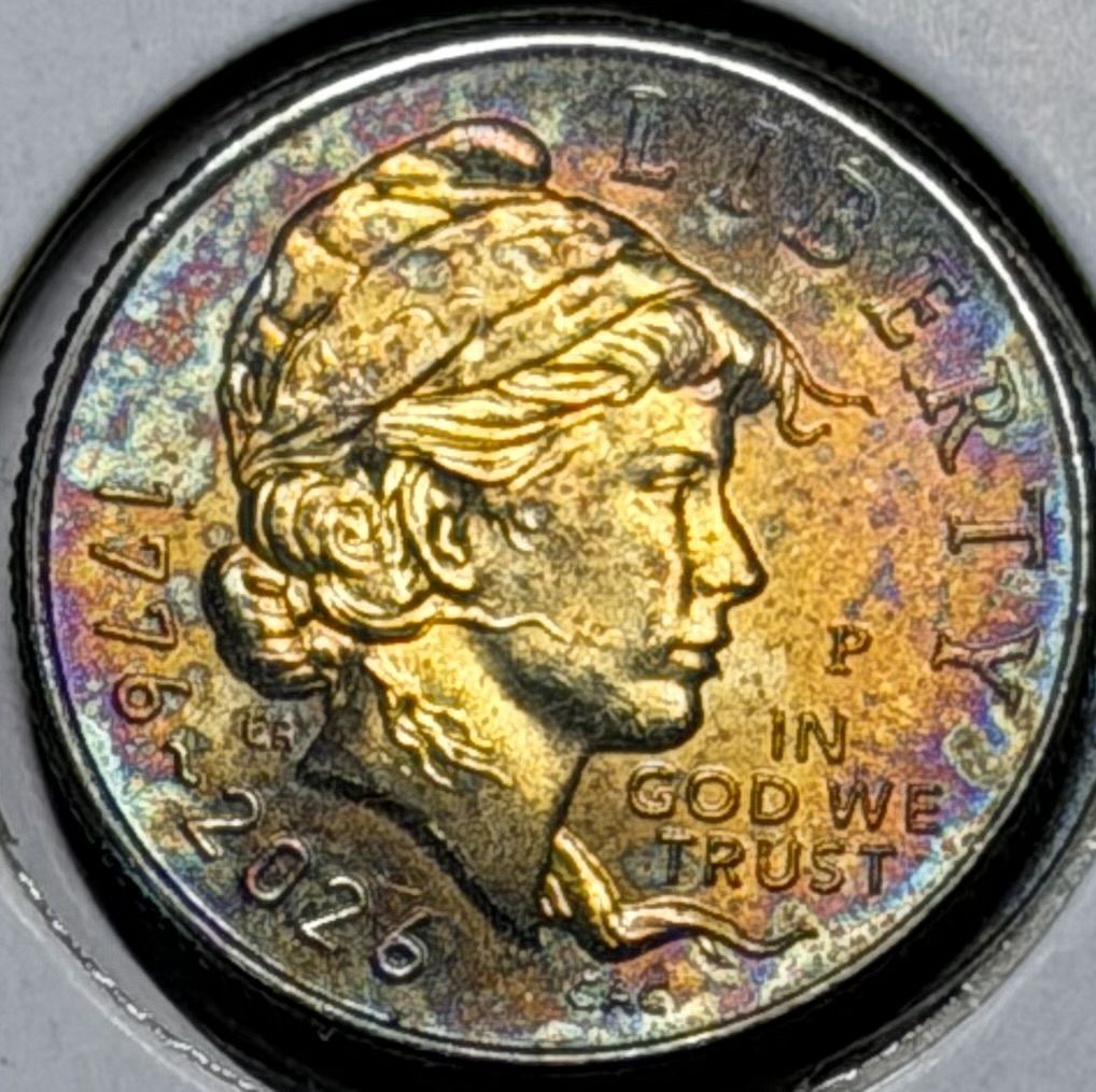 2026-P Colorfully Toned Choice Brilliant Uncirculated Emerging Liberty ...