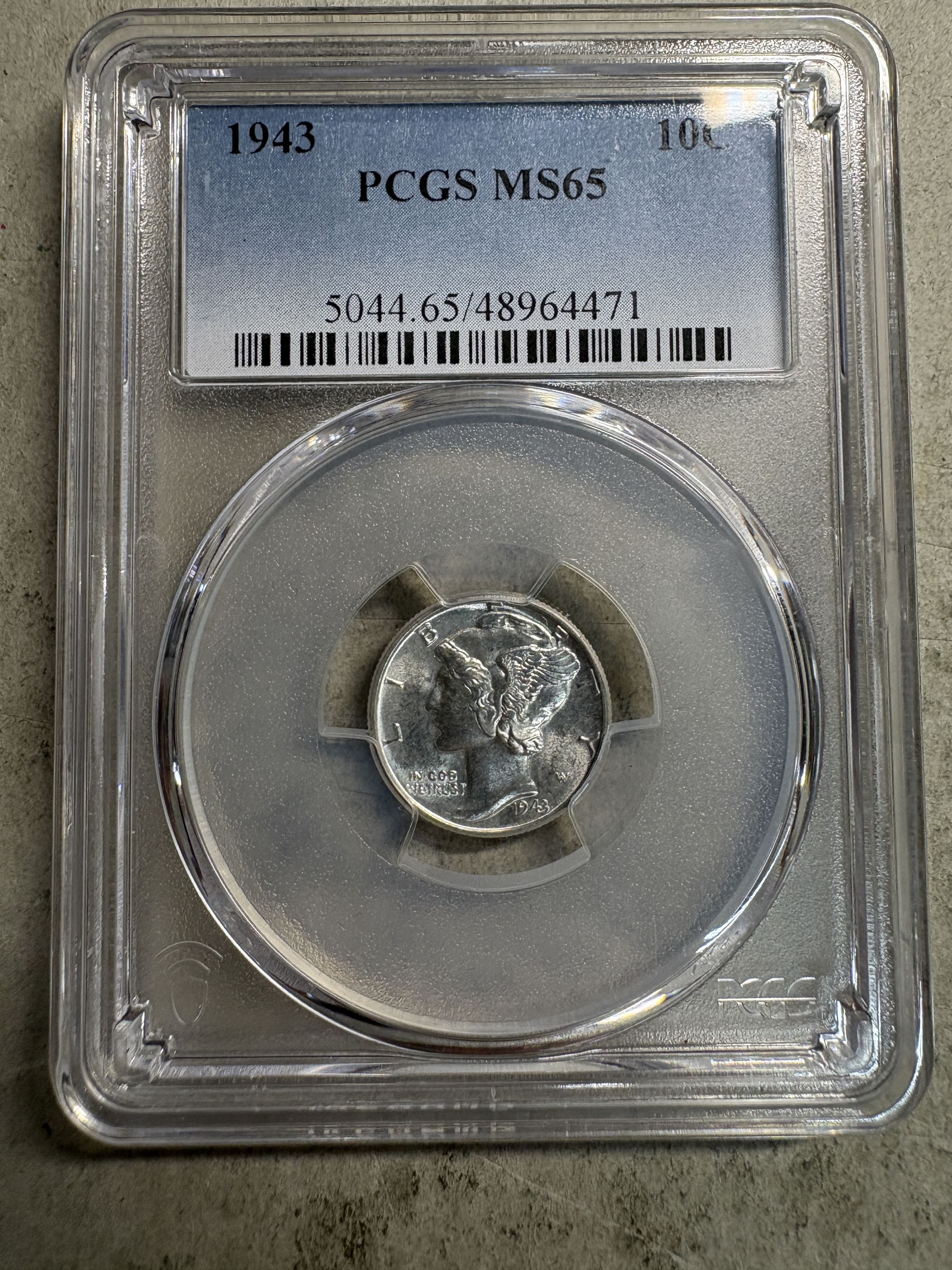 1943 Mercury Dime PCGS MS65 - For Sale, Buy Now Online - Item #1005780