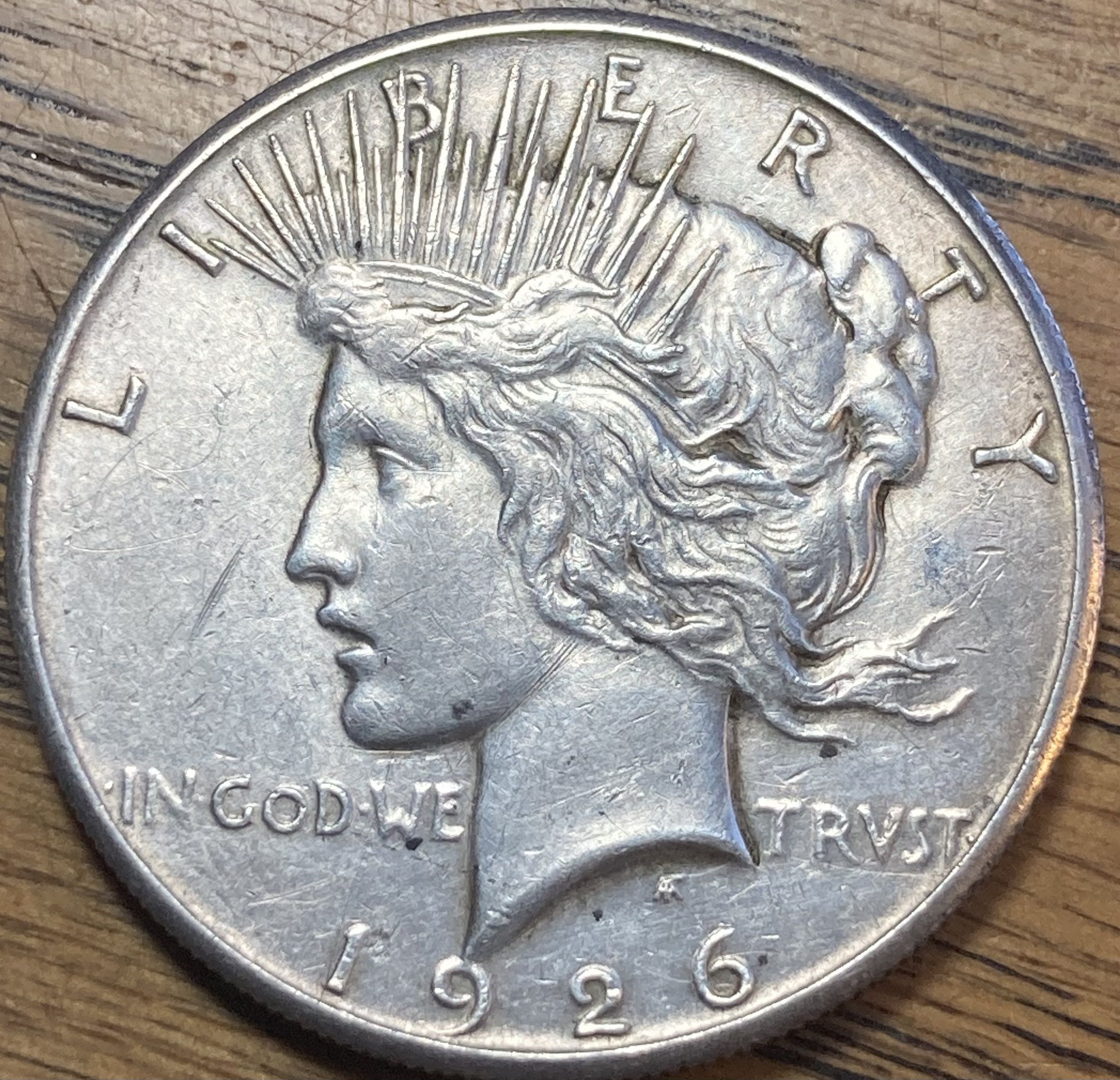 1926 peace dollar in EXTREMELY FINE condition - For Sale, Buy Now ...