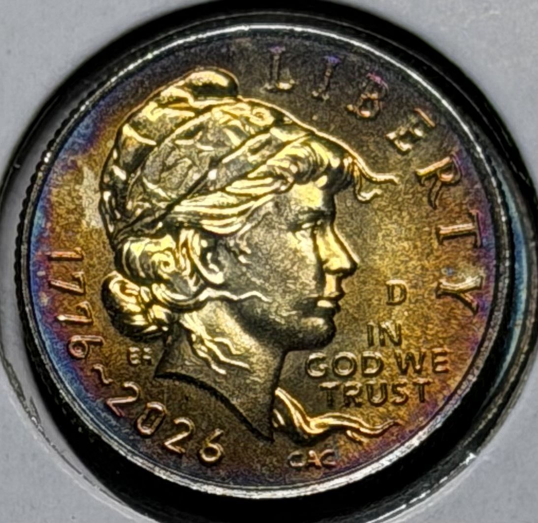 2026-D Colorfully Toned Choice Brilliant Uncirculated Emerging Liberty ...