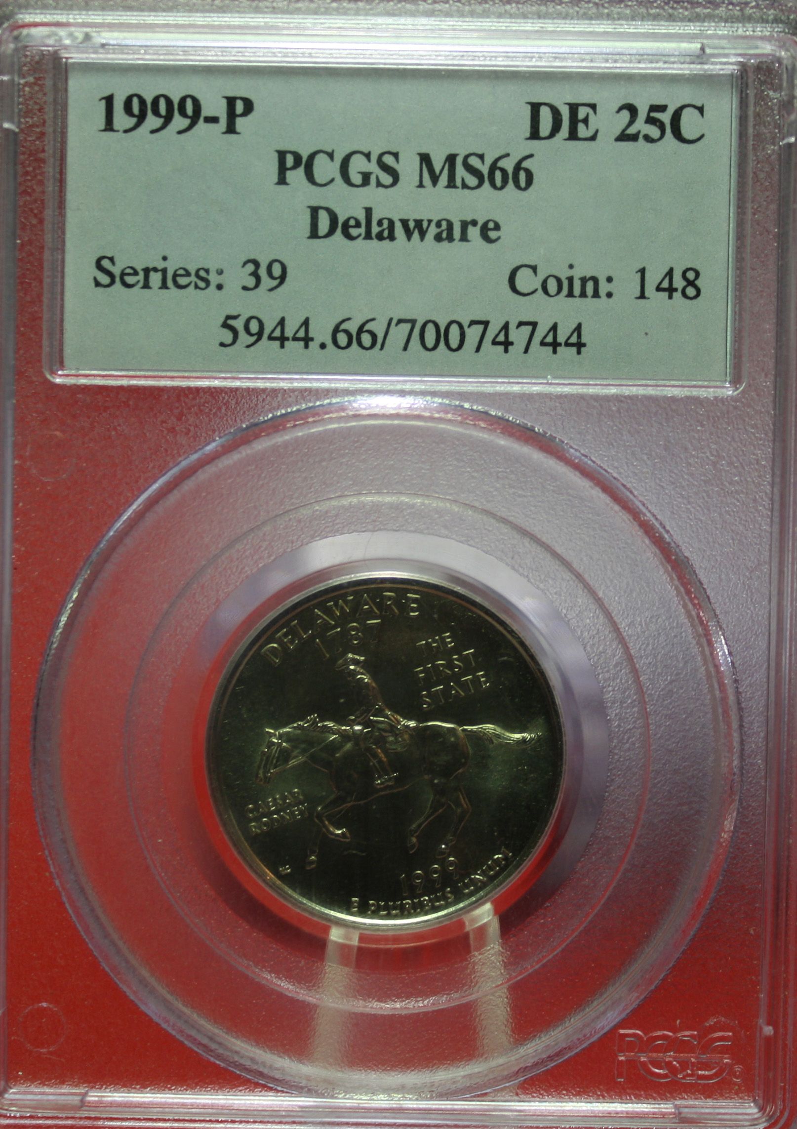 1999 Delaware State Quarter - For Sale, Buy Now Online - Item #165400