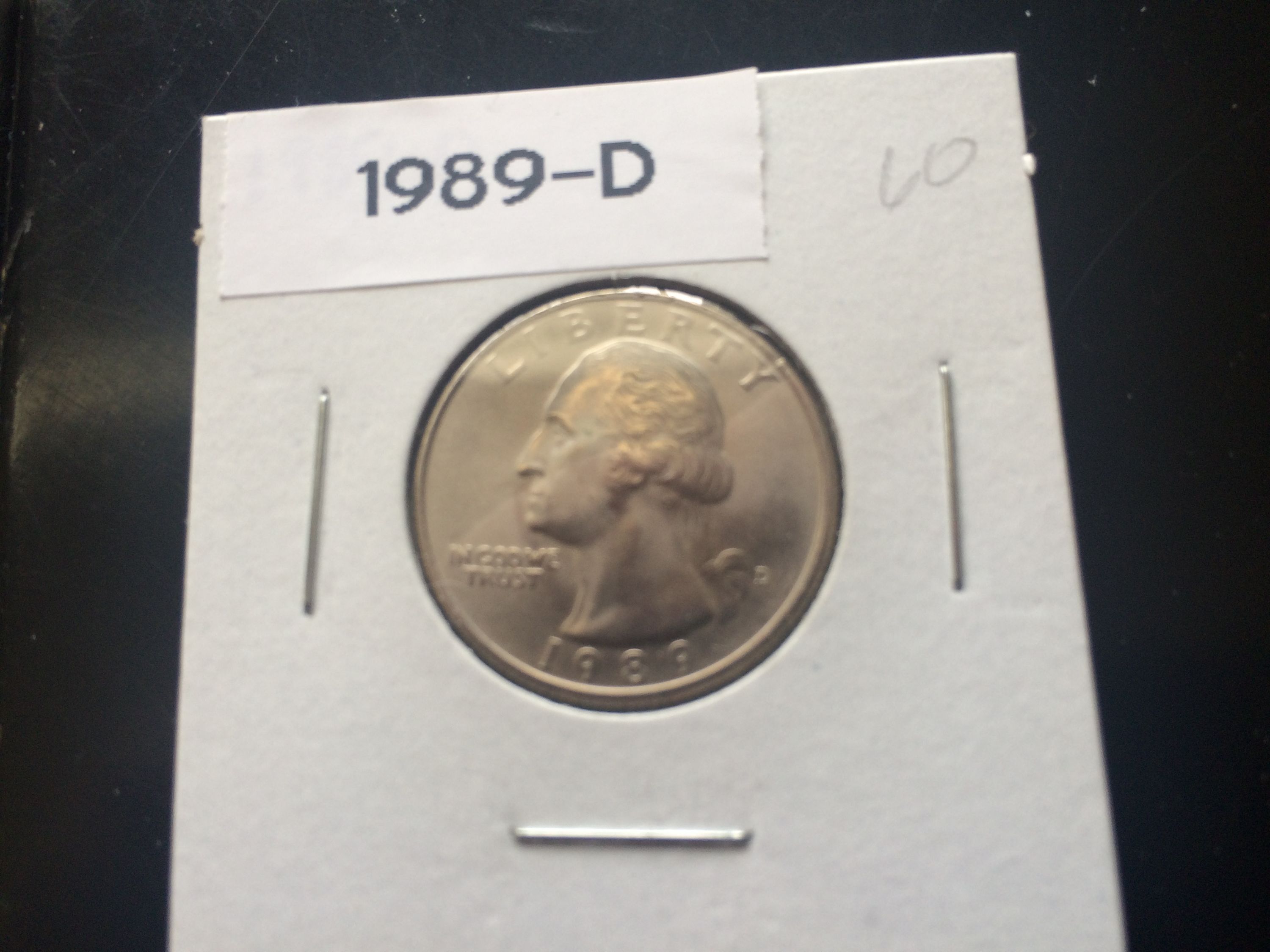 1989 D WASHINGTON QUARTER - For Sale, Buy Now Online - Item #167210