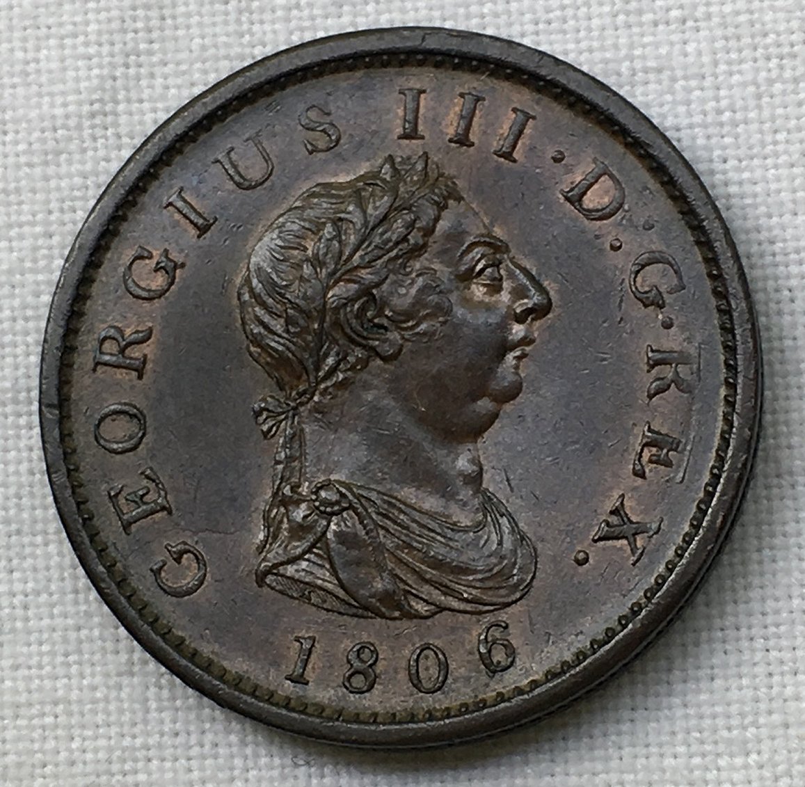 1806 Great Britain Penny - Uncirculated!!! - For Sale, Buy Now Online ...