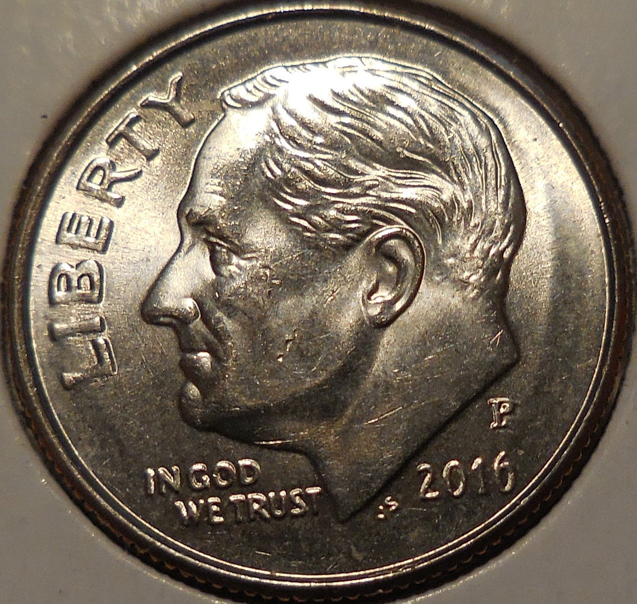 2016-P Roosevelt Dime Trail Die - For Sale, Buy Now Online - Item #216281