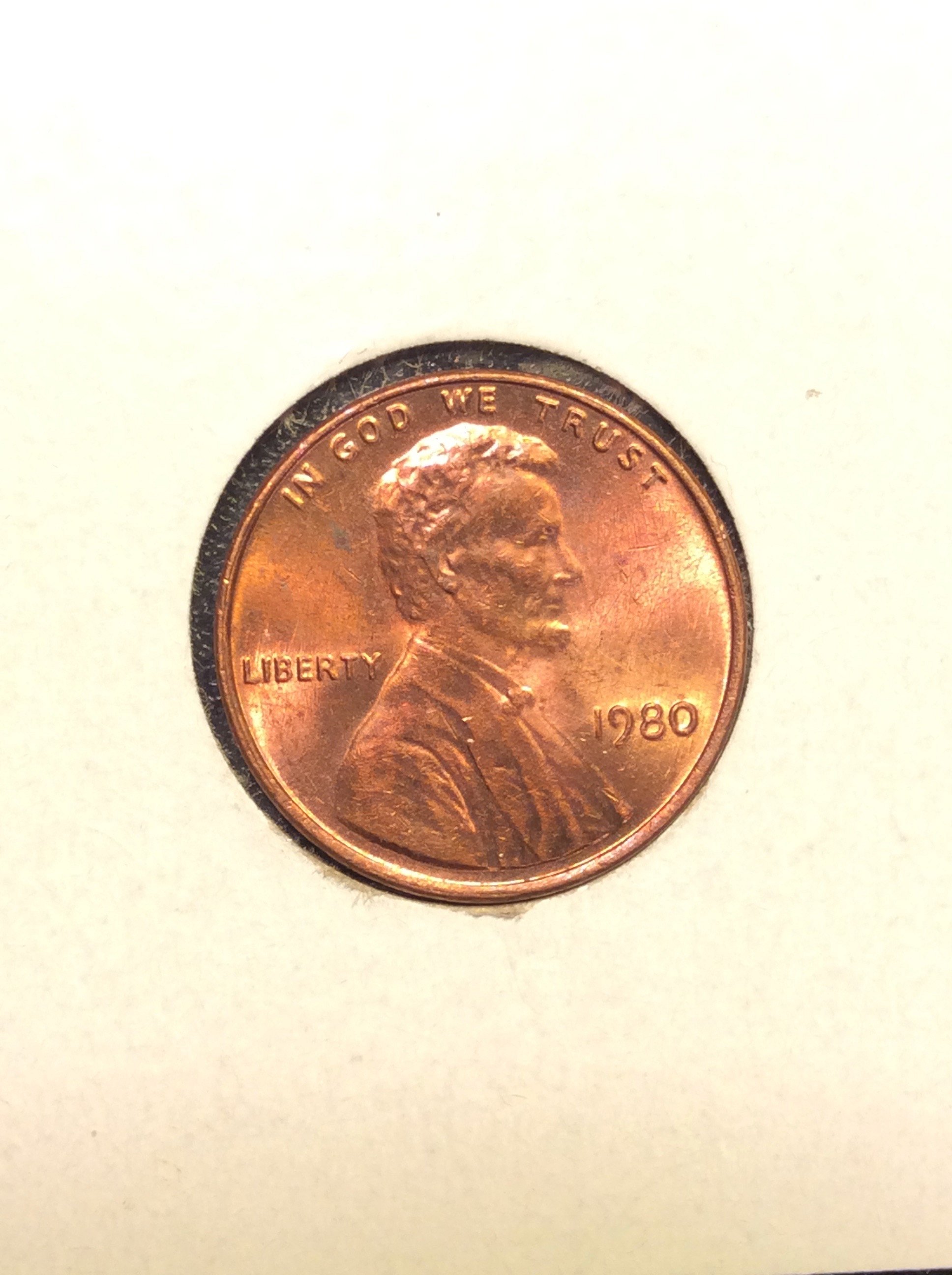 1980 P Lincoln Cent - For Sale, Buy Now Online - Item #225214