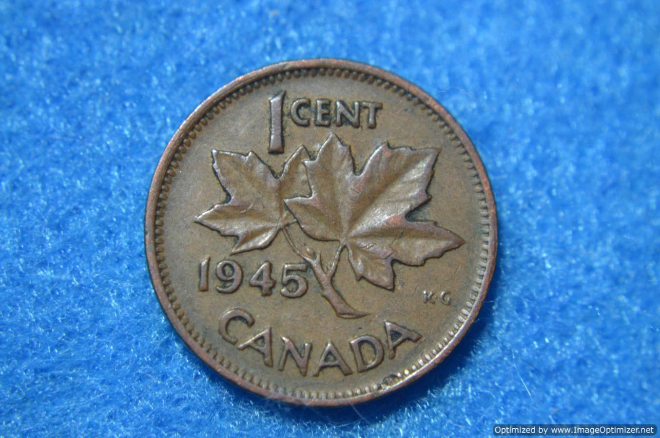 CANADA GEORGE VI 1945 PENNY - For Sale, Buy Now Online - Item #225635