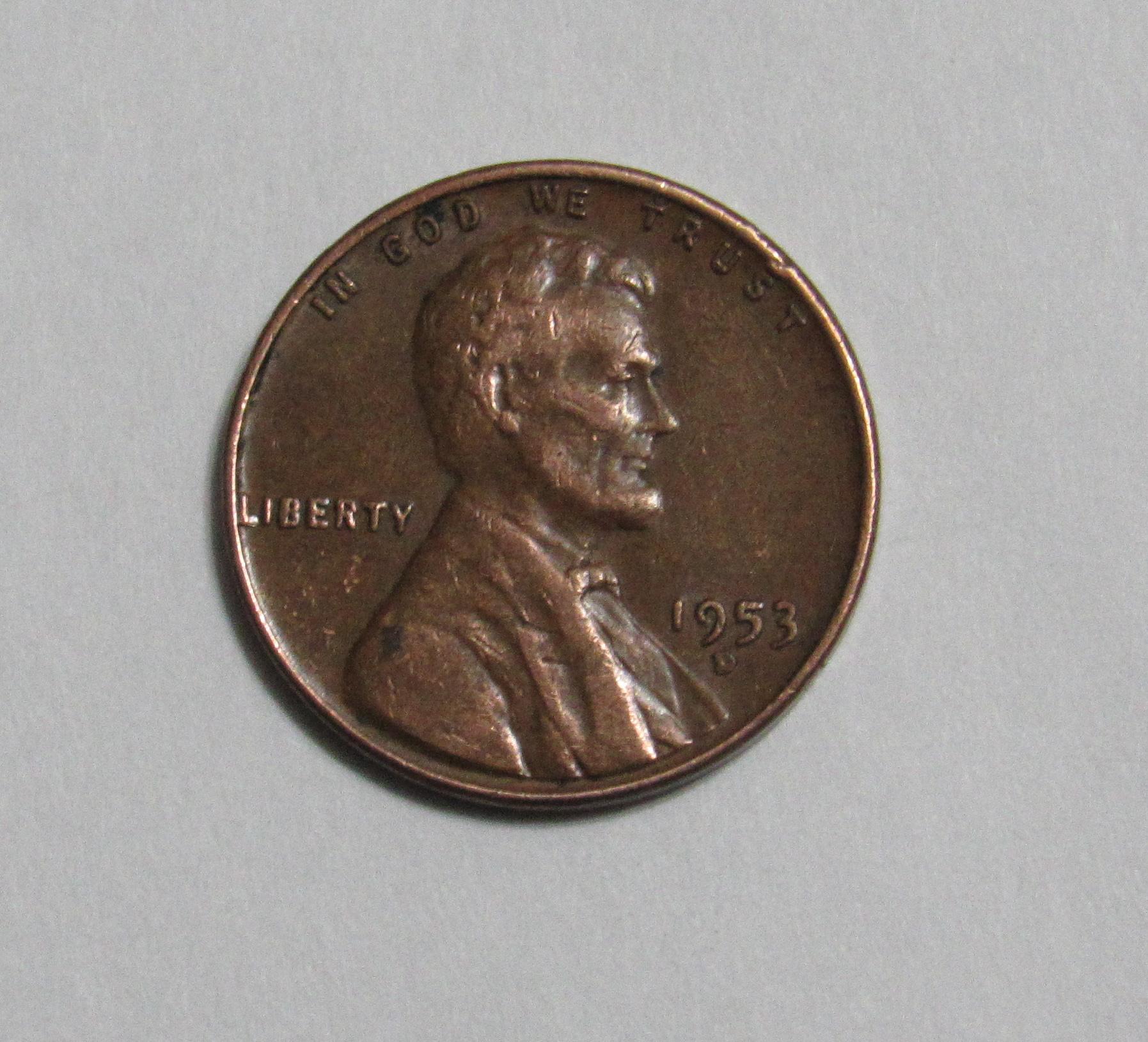 1953 D 1 Cent Lincoln Wheat Cent For Sale Buy Now Online Item 1953 D 1 Cent Lincoln Wheat Cent For Sale Buy Now Online Item